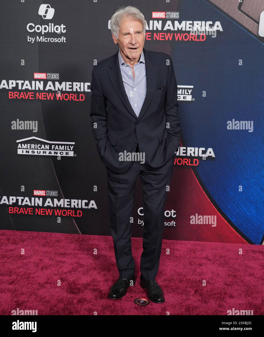 Los Angeles, USA. 11th Feb, 2025. Harrison Ford arrives at the Marvel ...