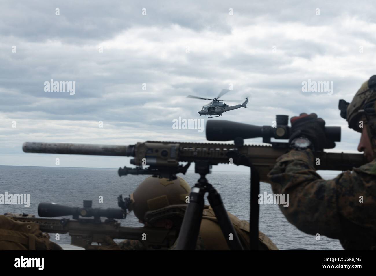 U.S. Marines with Battalion Landing Team 2/4, 31st Marine Expeditionary ...