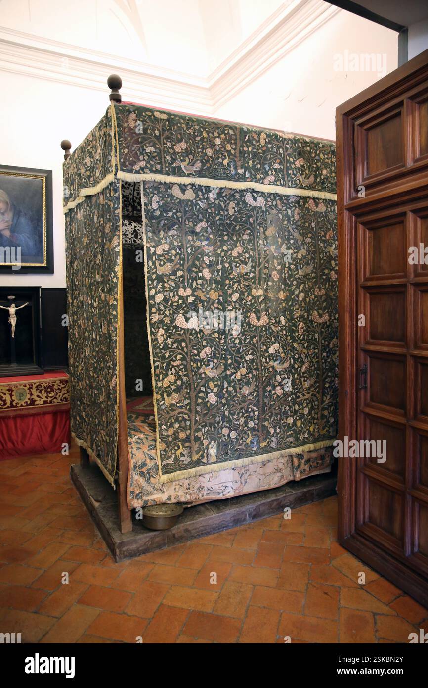 Spain. Monastery of El Escorial. Habsburg Palace. Rooms of the Infanta ...