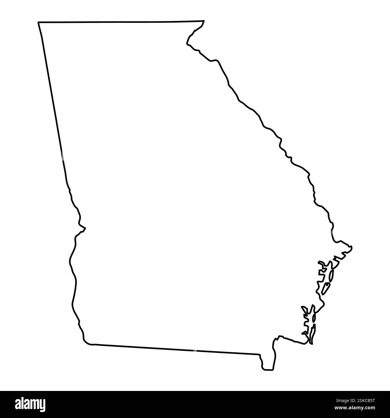 Georgia state united states america Black and White Stock Photos ...