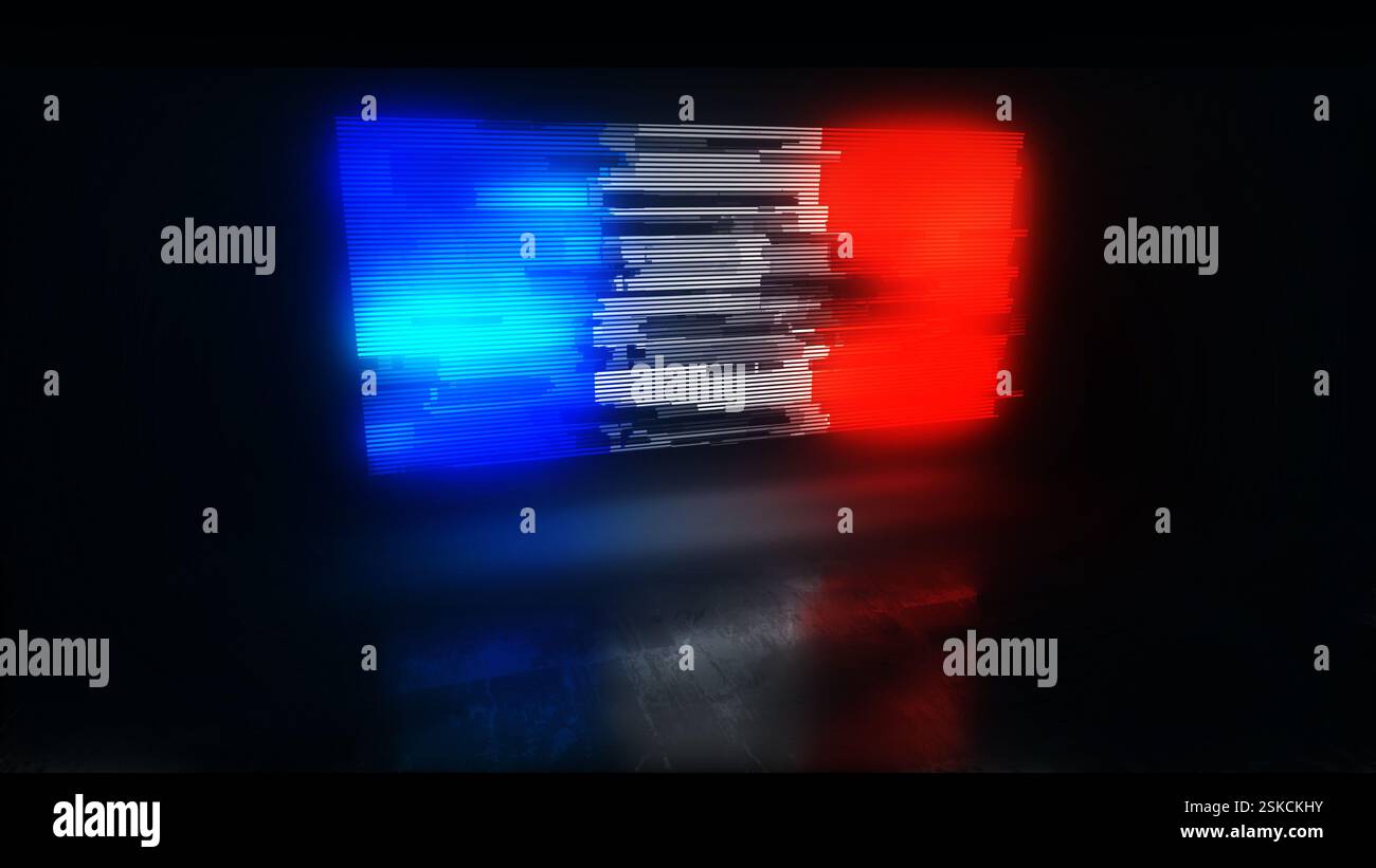 France digital technology flag cyber background. French banner ...