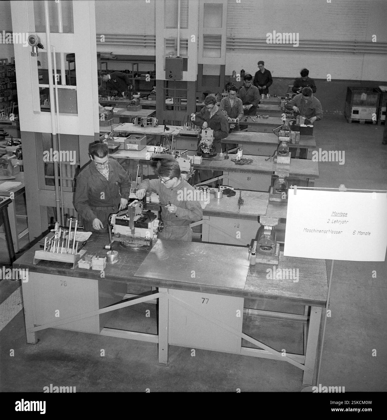 Neue Lehrwerkstätte der Sulzer-Werke, Winterthur 1961#New training ...