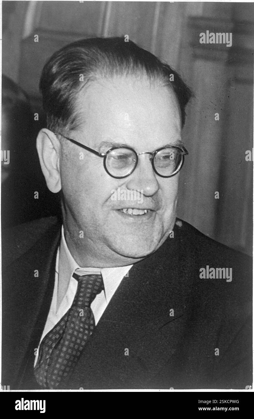 Tage Erlander ca. 1950#Tage Erlander ca. 1950- RDB BY DUKAS Stock Photo ...