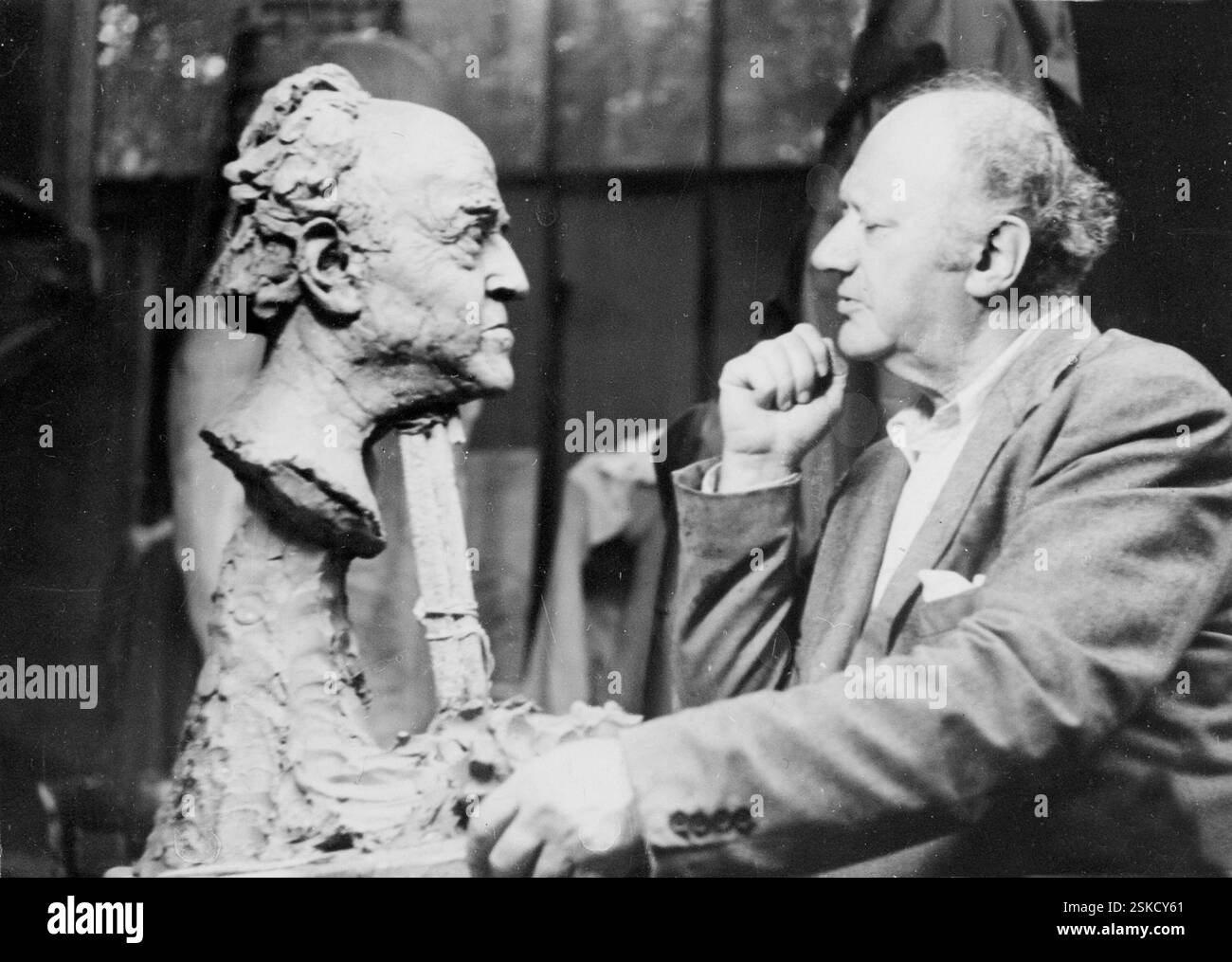 mit der Büste von Ernest Block#with the bust of Ernest Block#--- Jacob ...