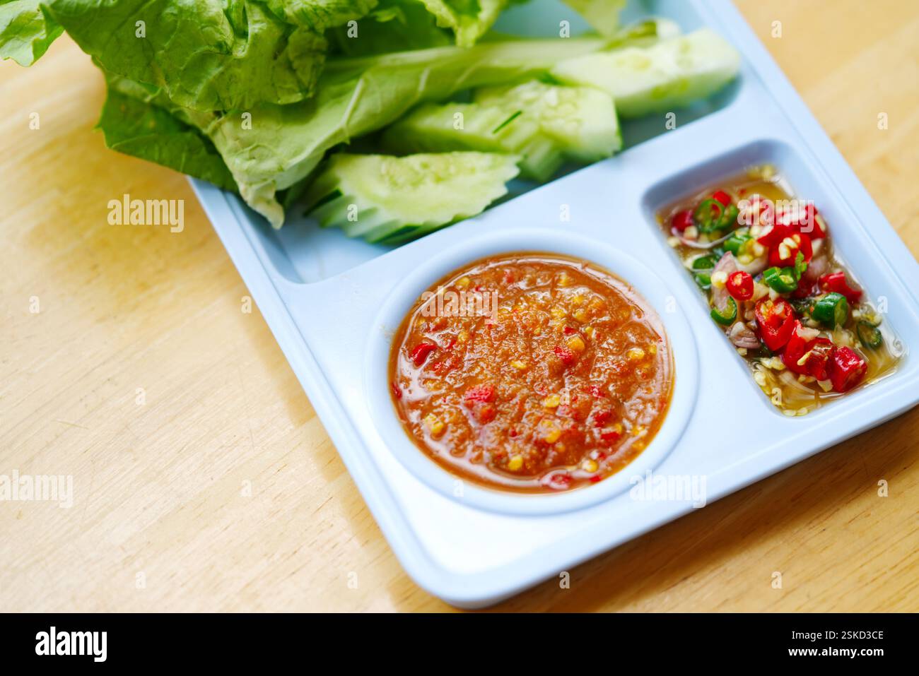 Nam Phrik Kapi, the spicy shrimp paste dipping sauce of traditional ...