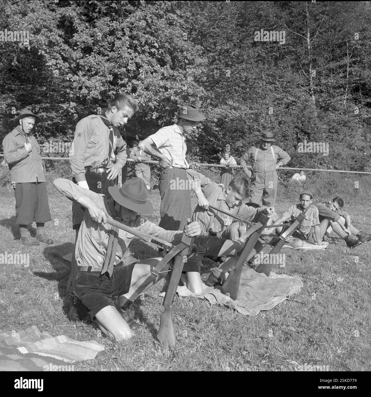 Pfadfinder 1957: Kampf um das Schweizerische Roverschwert#Scouts 1957 ...