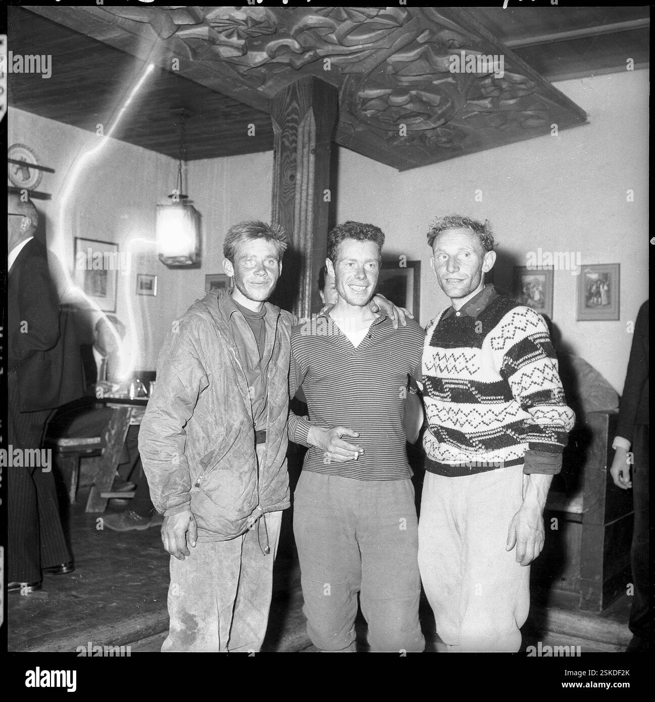 Eigernordwandbezwinger 1962: Die Schweizer Werner Hausheer und Paul ...