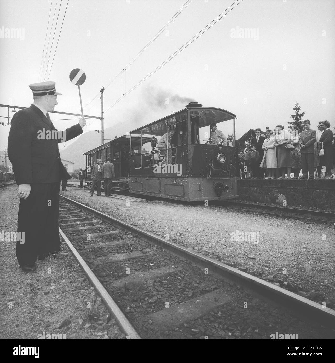 Dampftram der Berner Tramway Gesellschaft, 1959#Steam tramway by ...