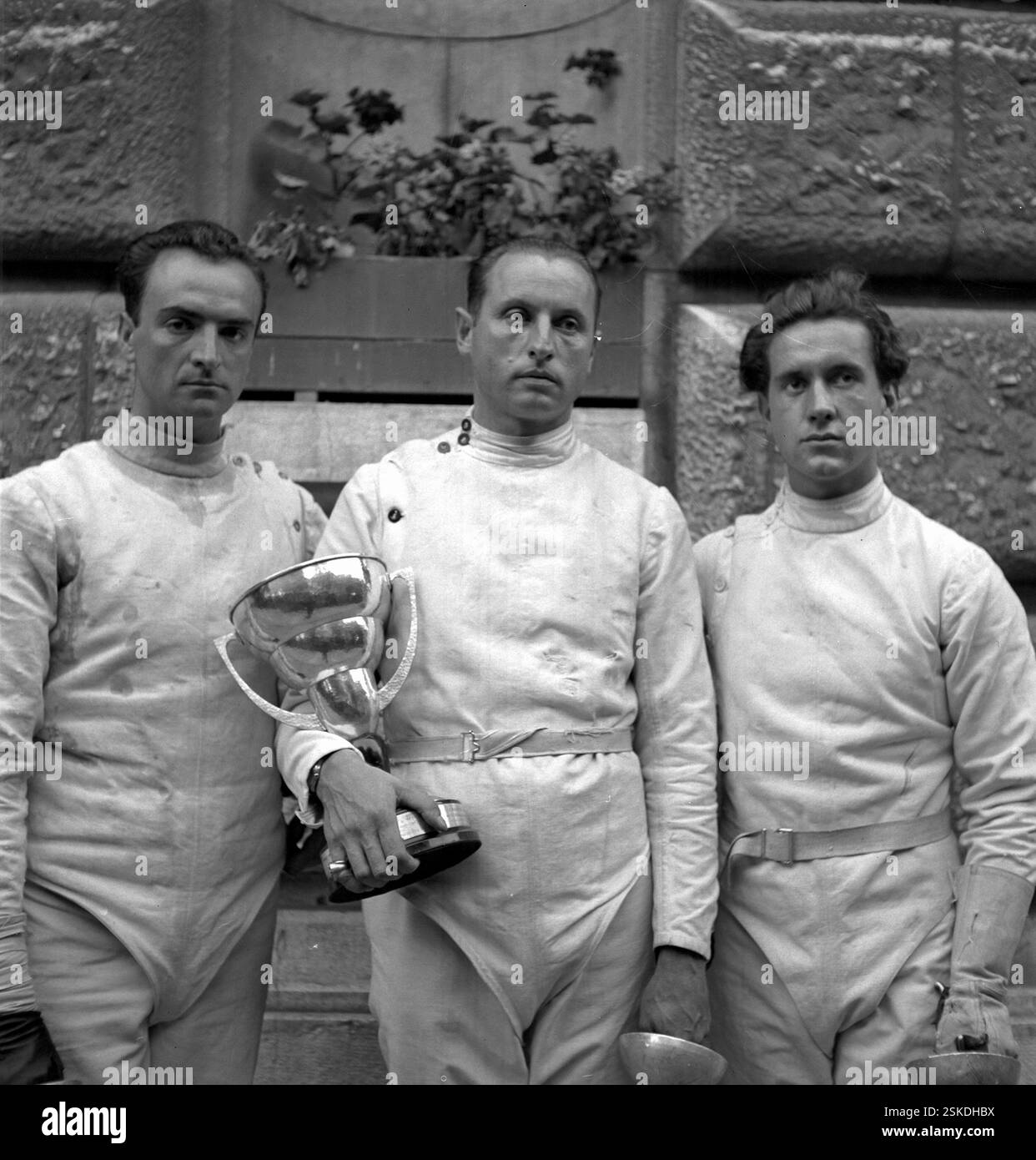 Coupe Suisse, Lausanne 1943, Siegerteam: Zappelli, Aeberli, Fitting ...