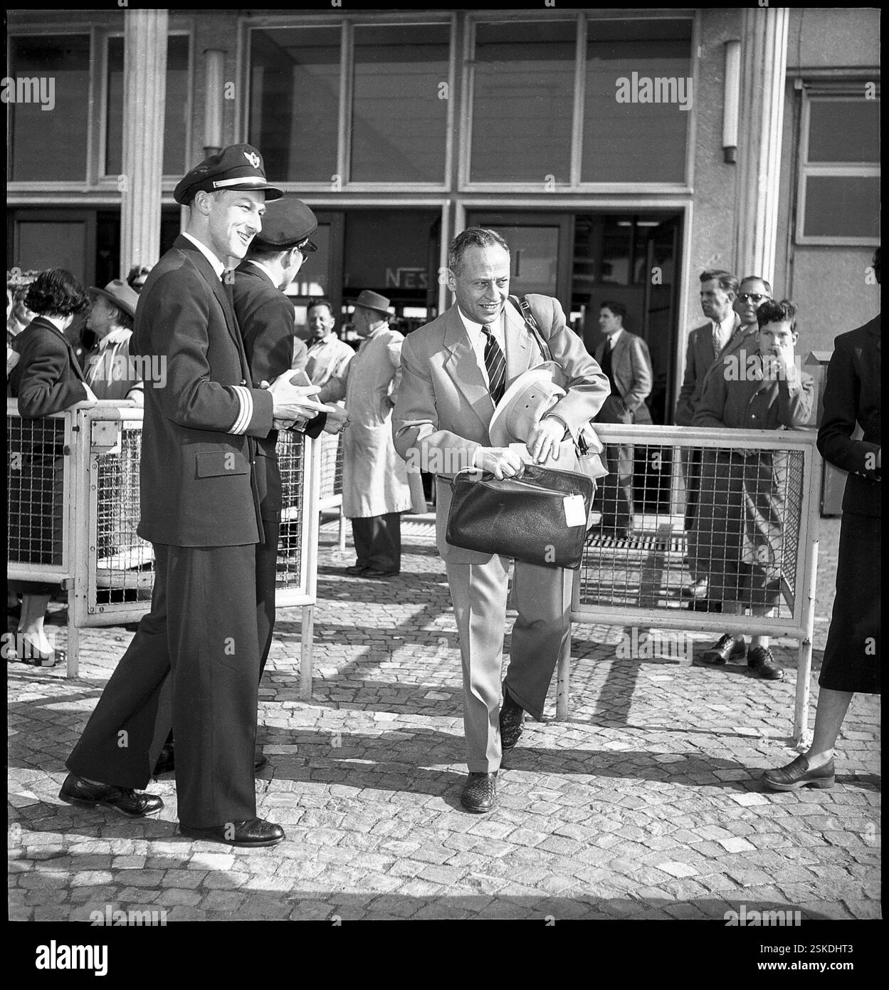 Team: L. Flury, R. Aubert, R. Lambert, J. Asper, René Dittert (Chef ...