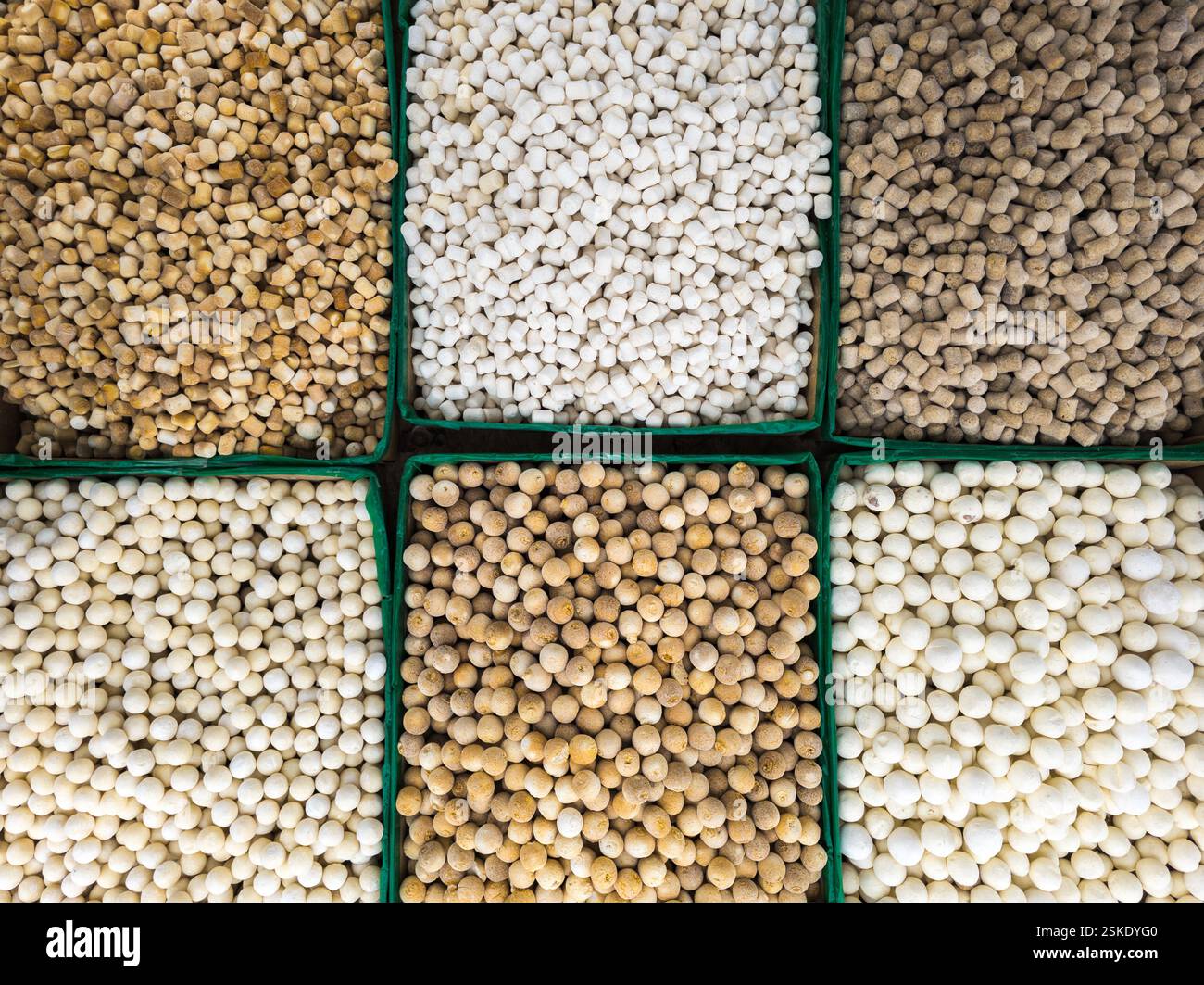 Qurut in boxes on the counter of an Asian market Stock Photo - Alamy