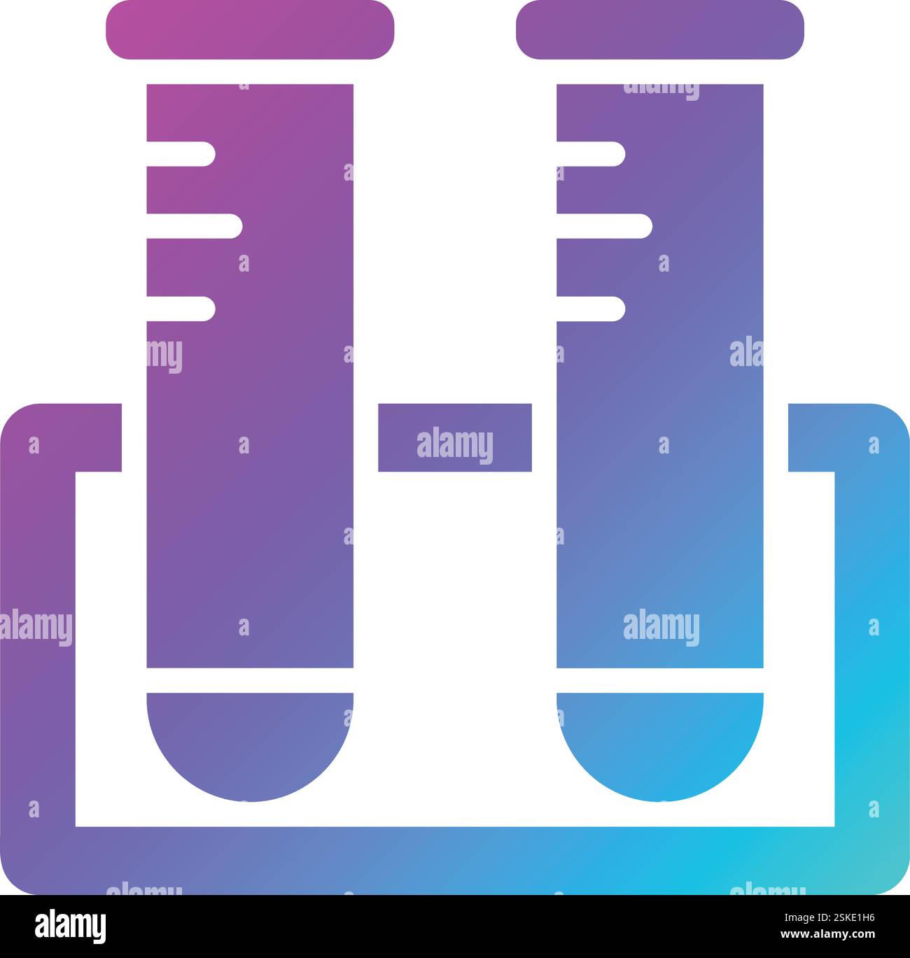 Test Tubes Vector Icon Design Illustration Stock Vector Image & Art - Alamy