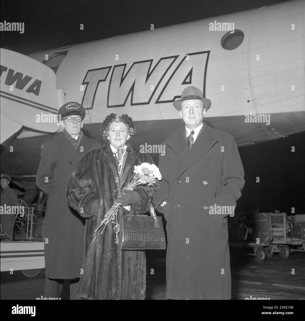 Archibald Joseph Cronin, Schriftsteller mit seiner Ehefrau 1955# ...