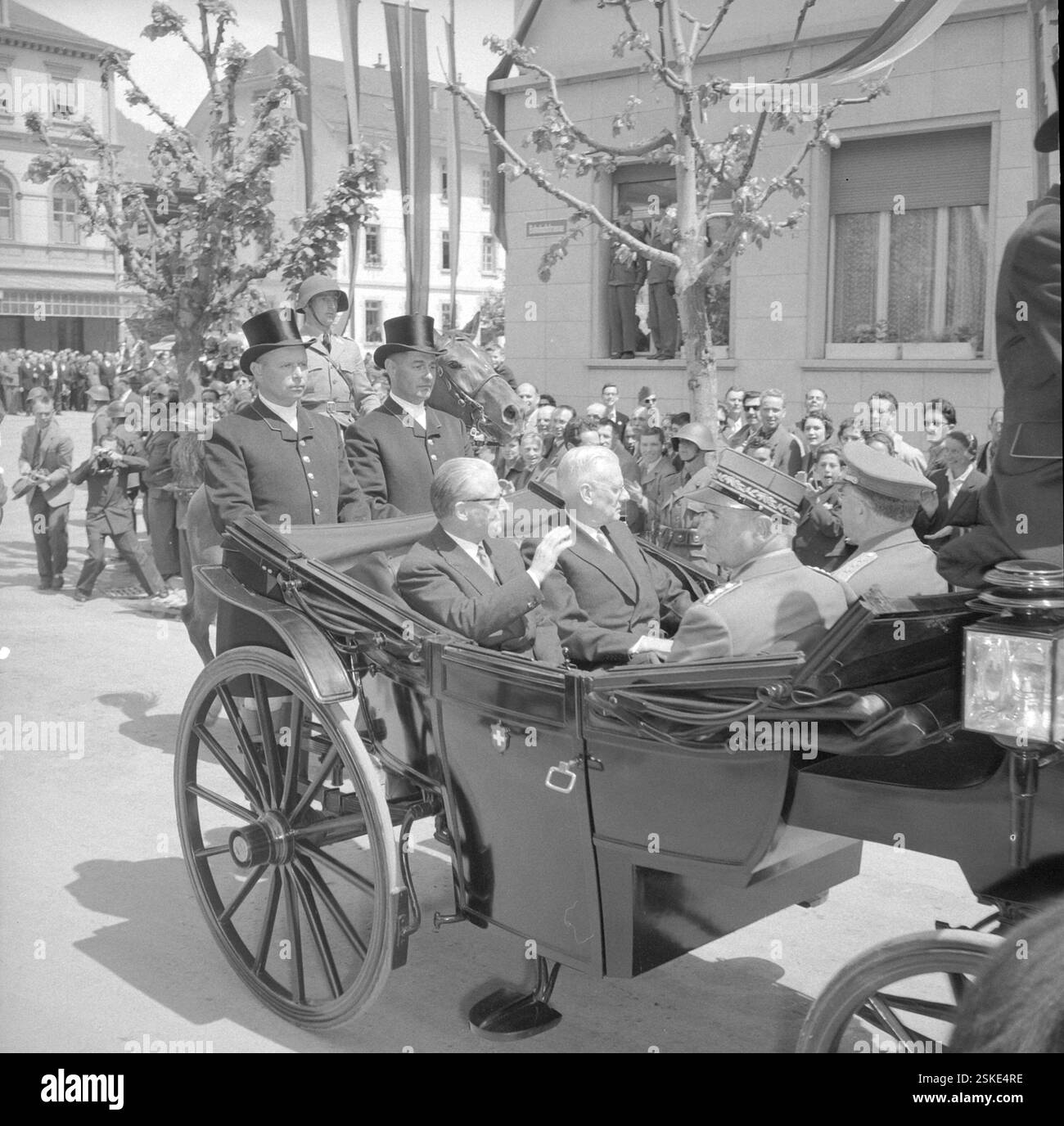50 Jahre Simplontunnel, Feier in Brig 1956#50th anniversary of the ...