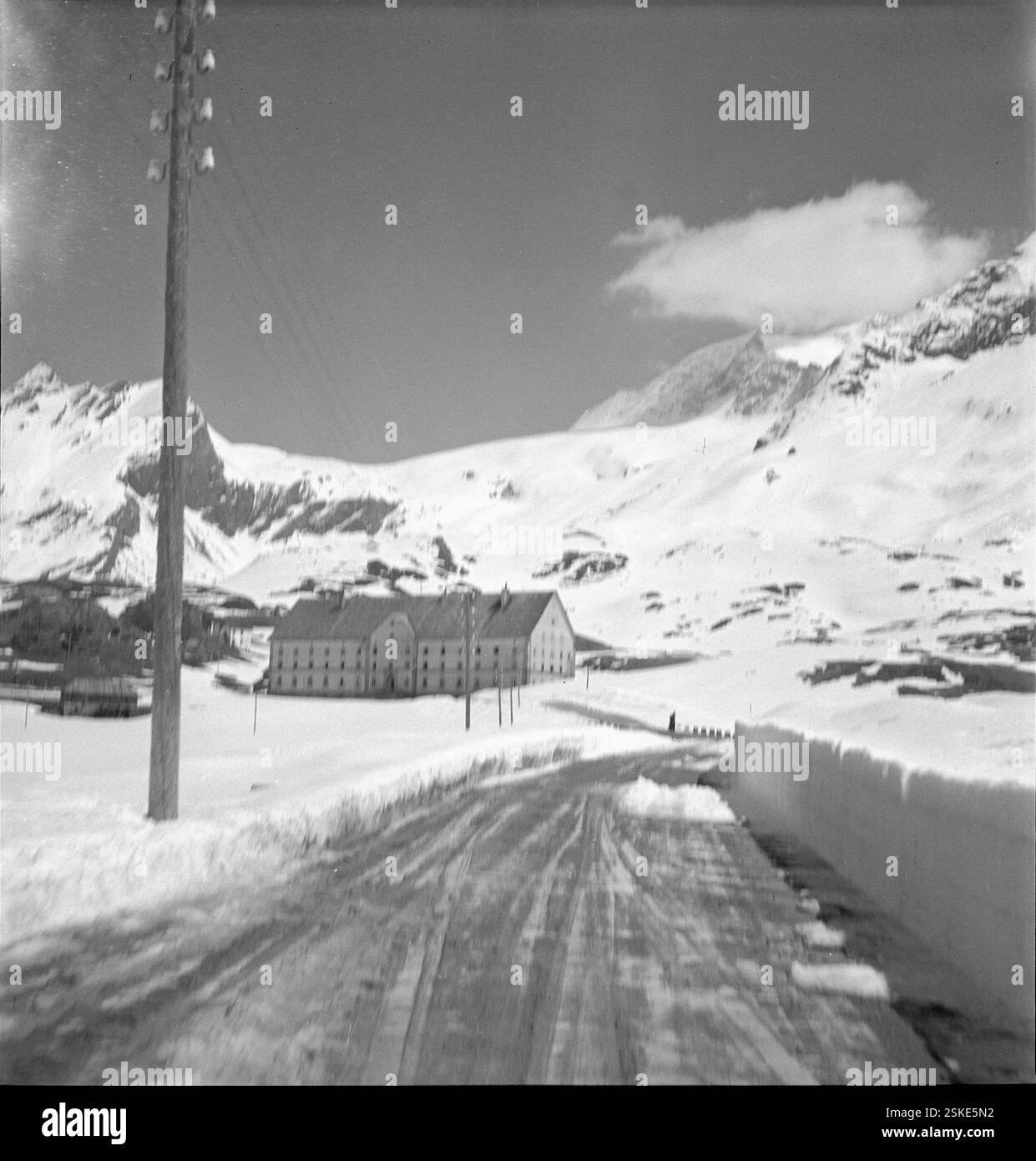 Simplon pass Black and White Stock Photos & Images - Alamy