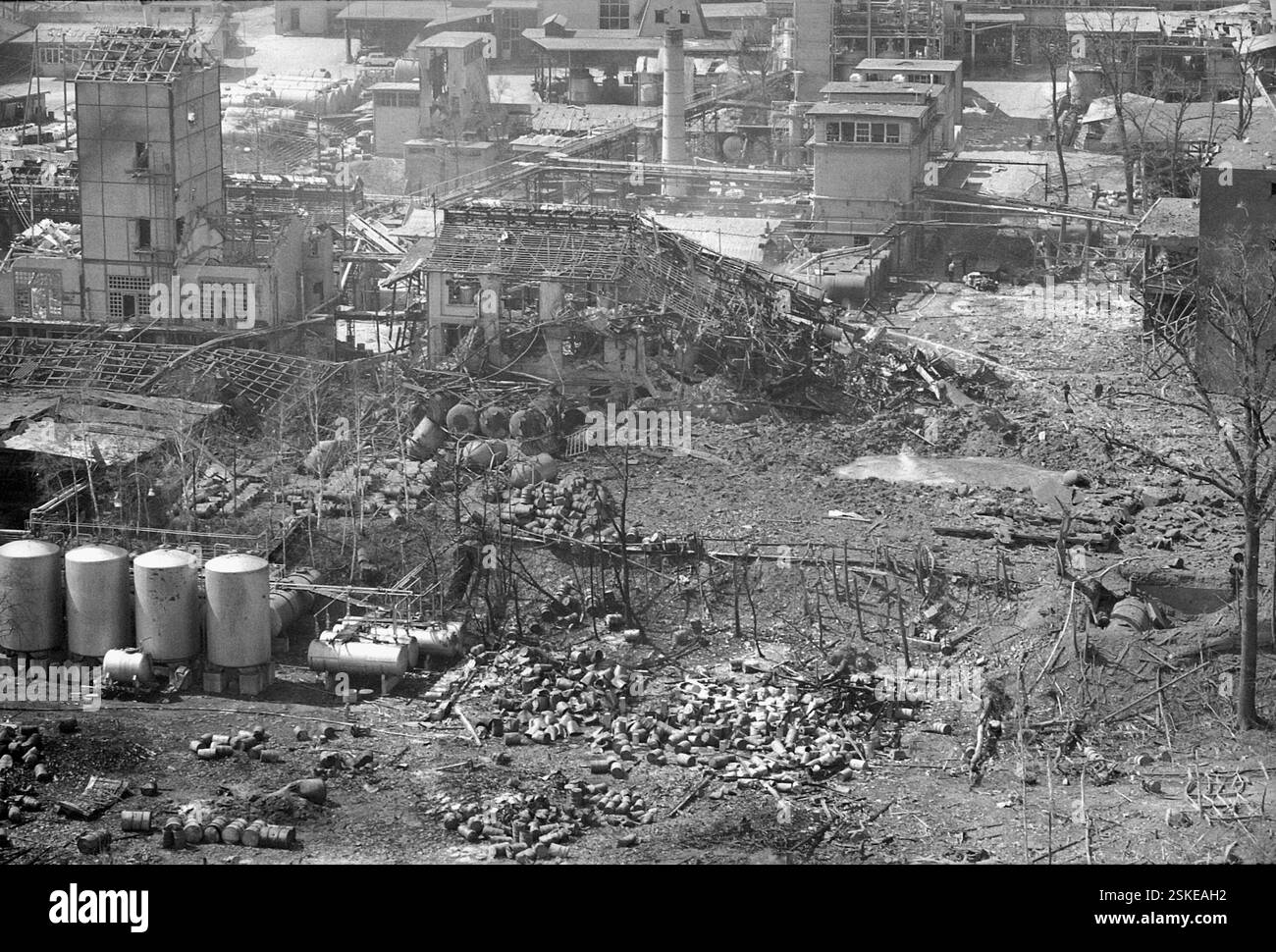 Explosion in der Schweizerischen Sprengstoff-Fabrik Dottikon 1969: 9 ...