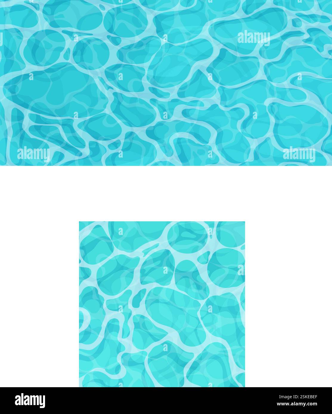 Water ripple surface pool or ocean water with glares sunlight ...