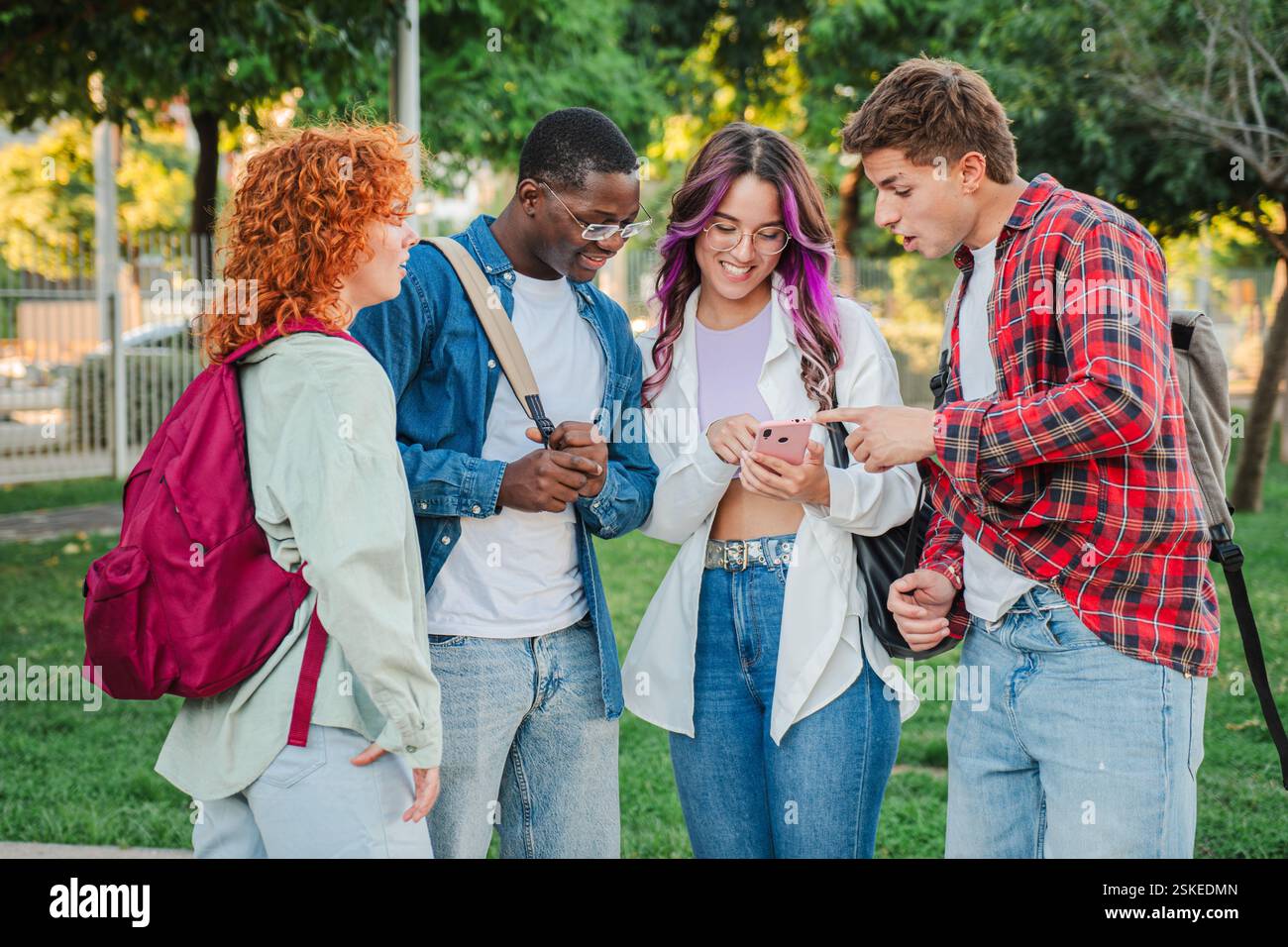 Teenage friends sharing playful moment hi-res stock photography and ...