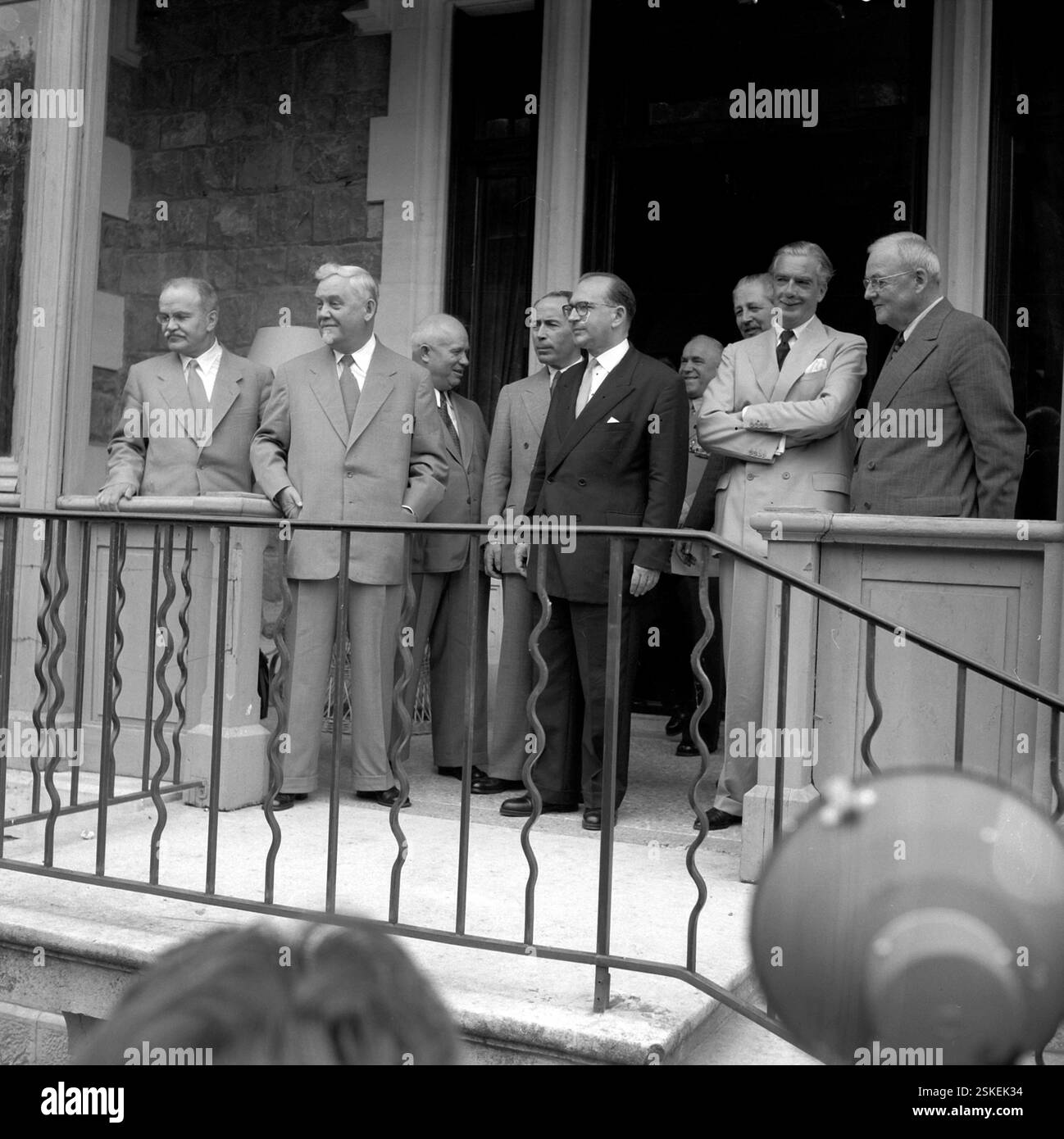 Treffen der Staats- und Regierungschefs der vier Siegermächte des ...