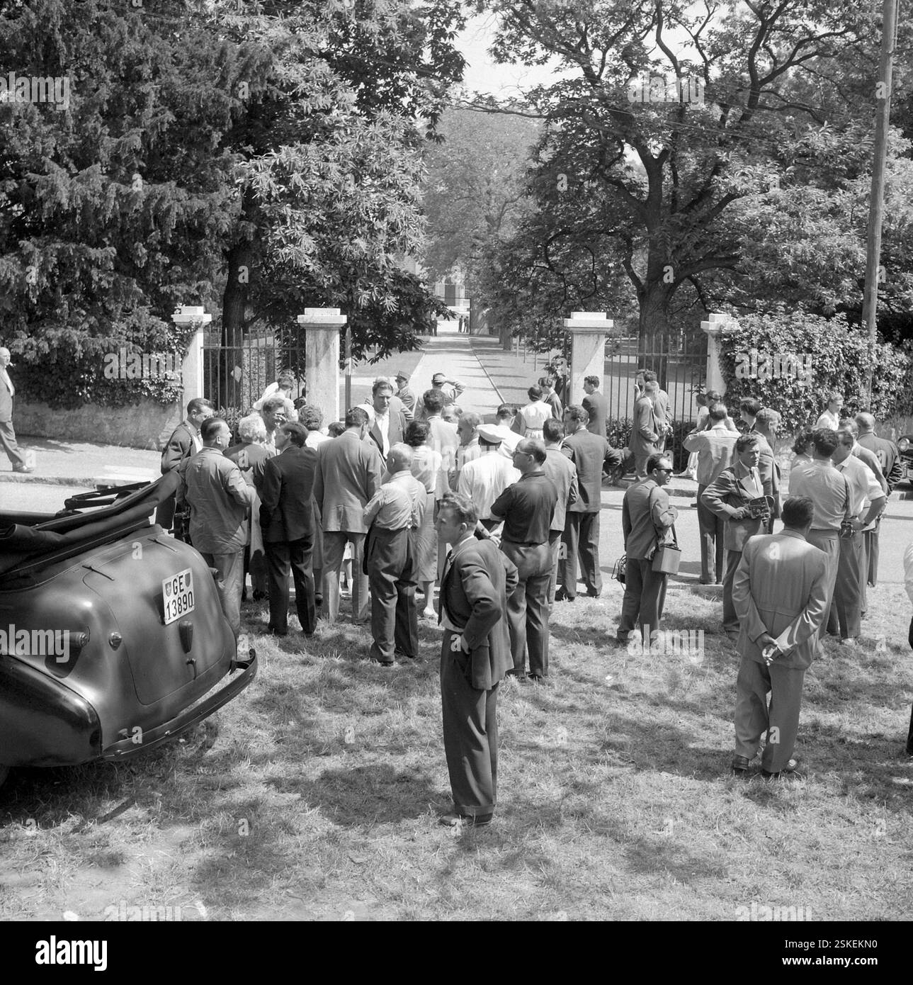 Treffen der Staats- und Regierungschefs der vier Siegermächte des ...