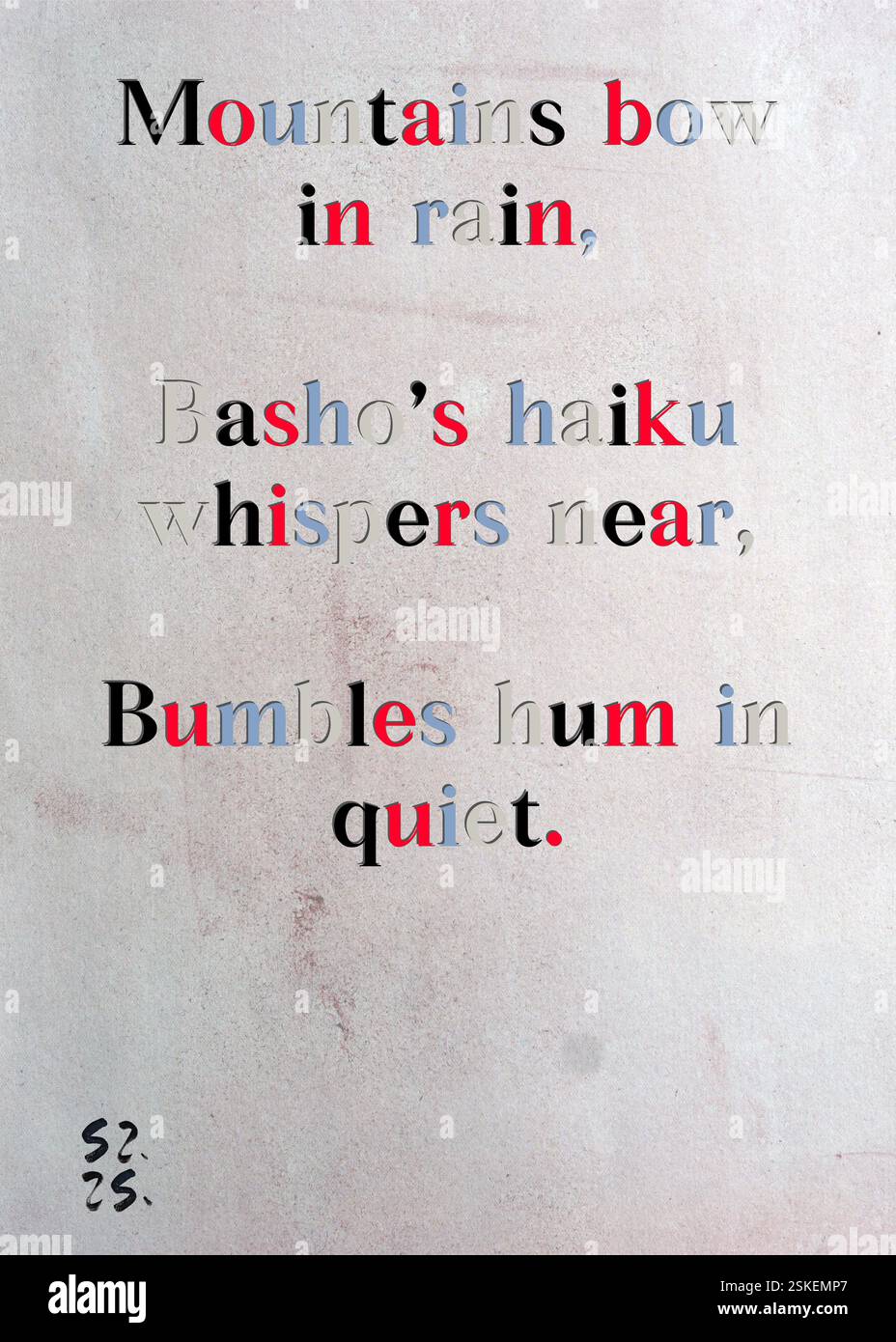 Mountains bow in rain, Basho's haiku whispers near, Bumbles hum in ...