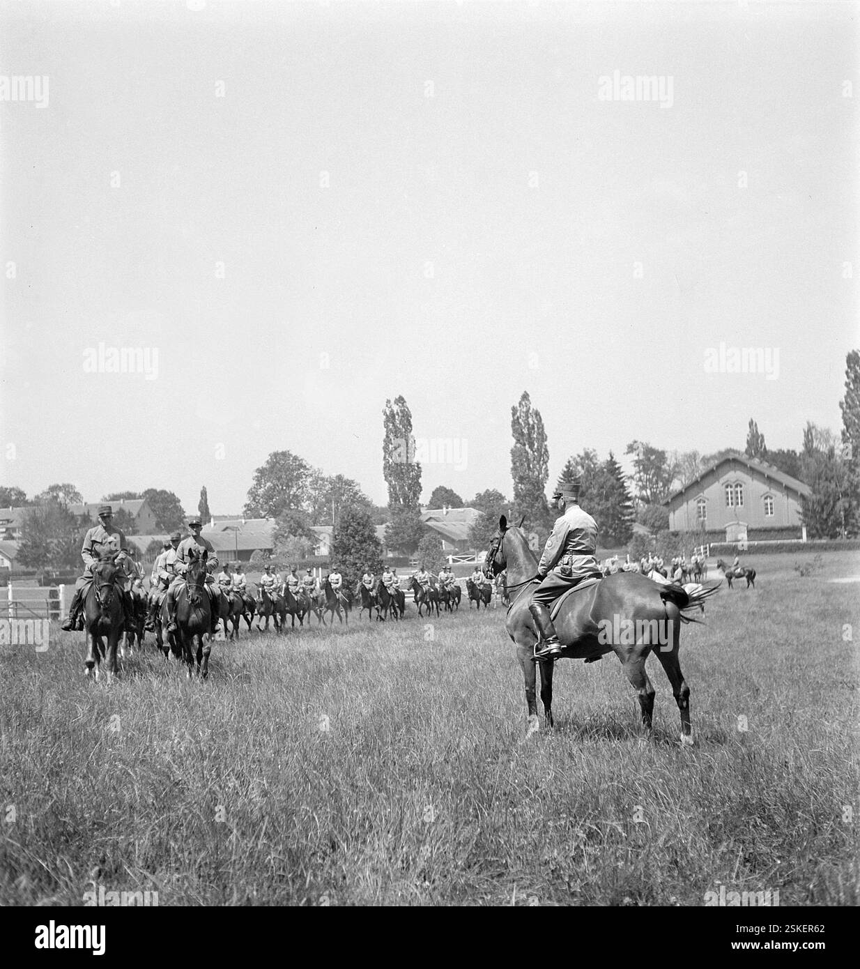 Kavallerist, Kavalleristen, Remonten-Depot; Bern ca. 1941#Cavalryman ...