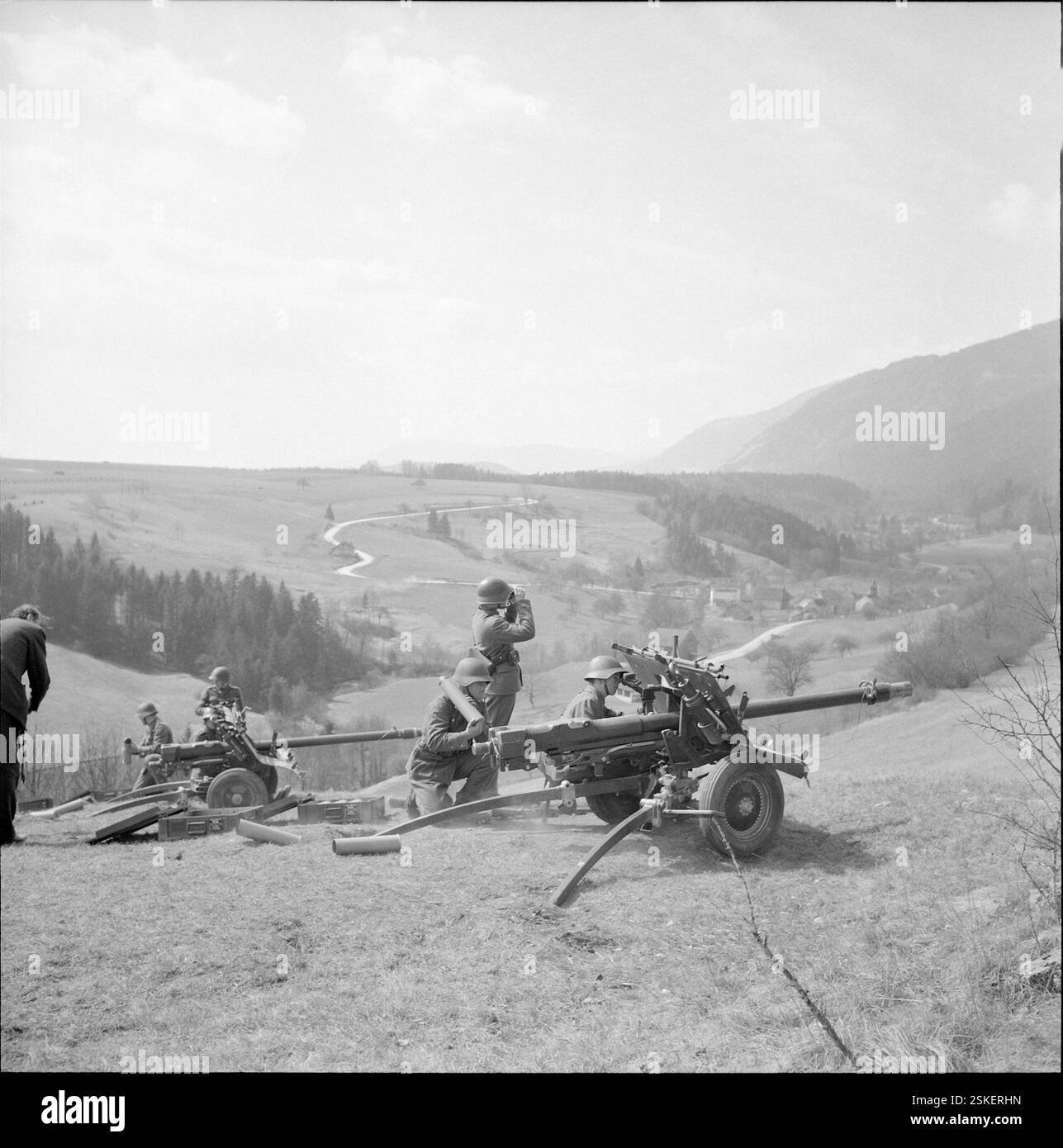 Panzerabwehr-RS, Yverdon 1956#Antitank, Anti-Tank recruits school ...