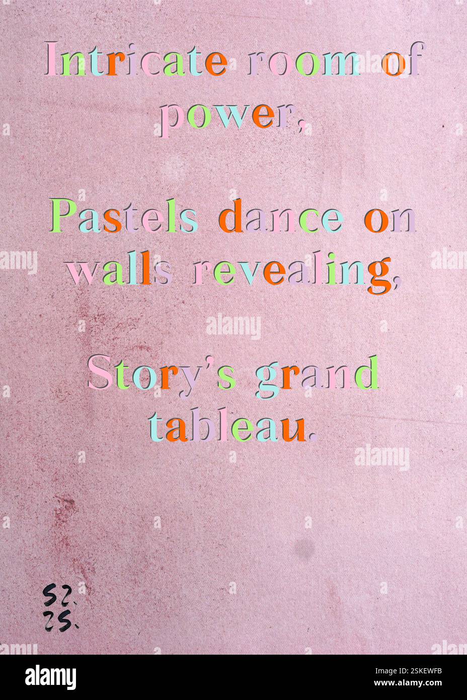 Intricate room of power, Pastels dance on walls revealing, Story's ...