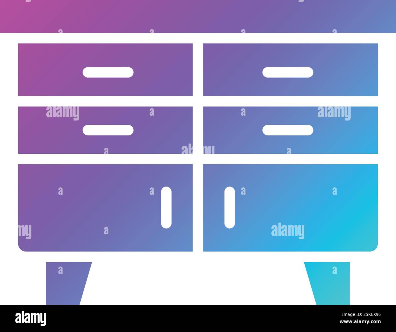 Sideboard Vector Icon Design Illustration Stock Vector Image & Art - Alamy