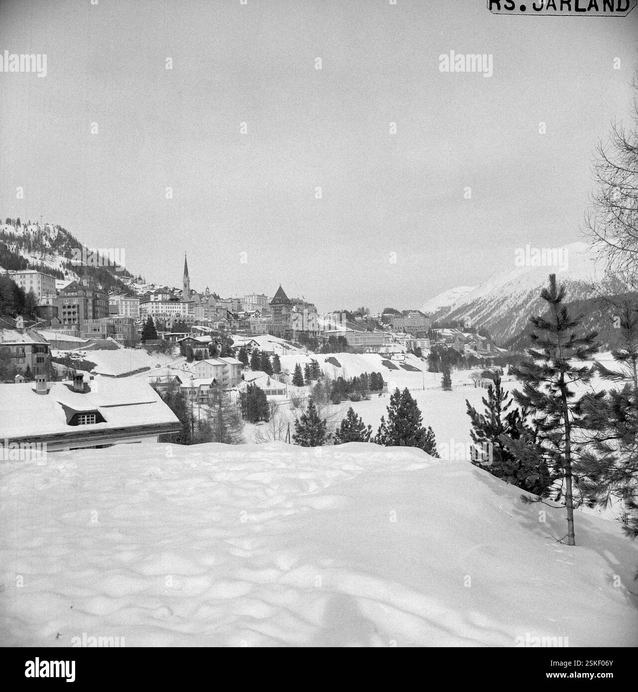 St. Moritz im Winter 1962#St. Moritz, winter 1962- RDB BY DUKAS Stock ...