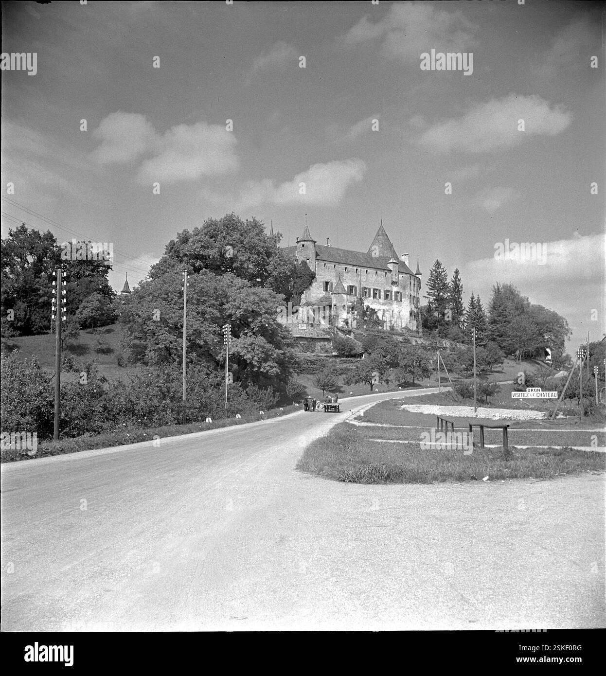 Schloss Oron, 1941#Oron Castle, 1941- RDB BY DUKAS Stock Photo - Alamy