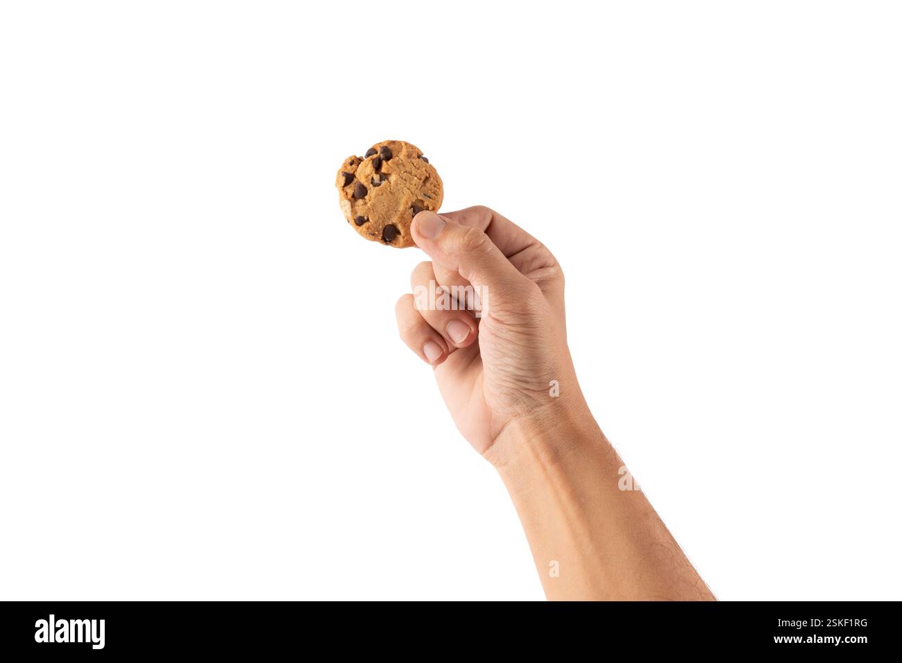 Hand holding cookie Cut Out Stock Images & Pictures - Alamy
