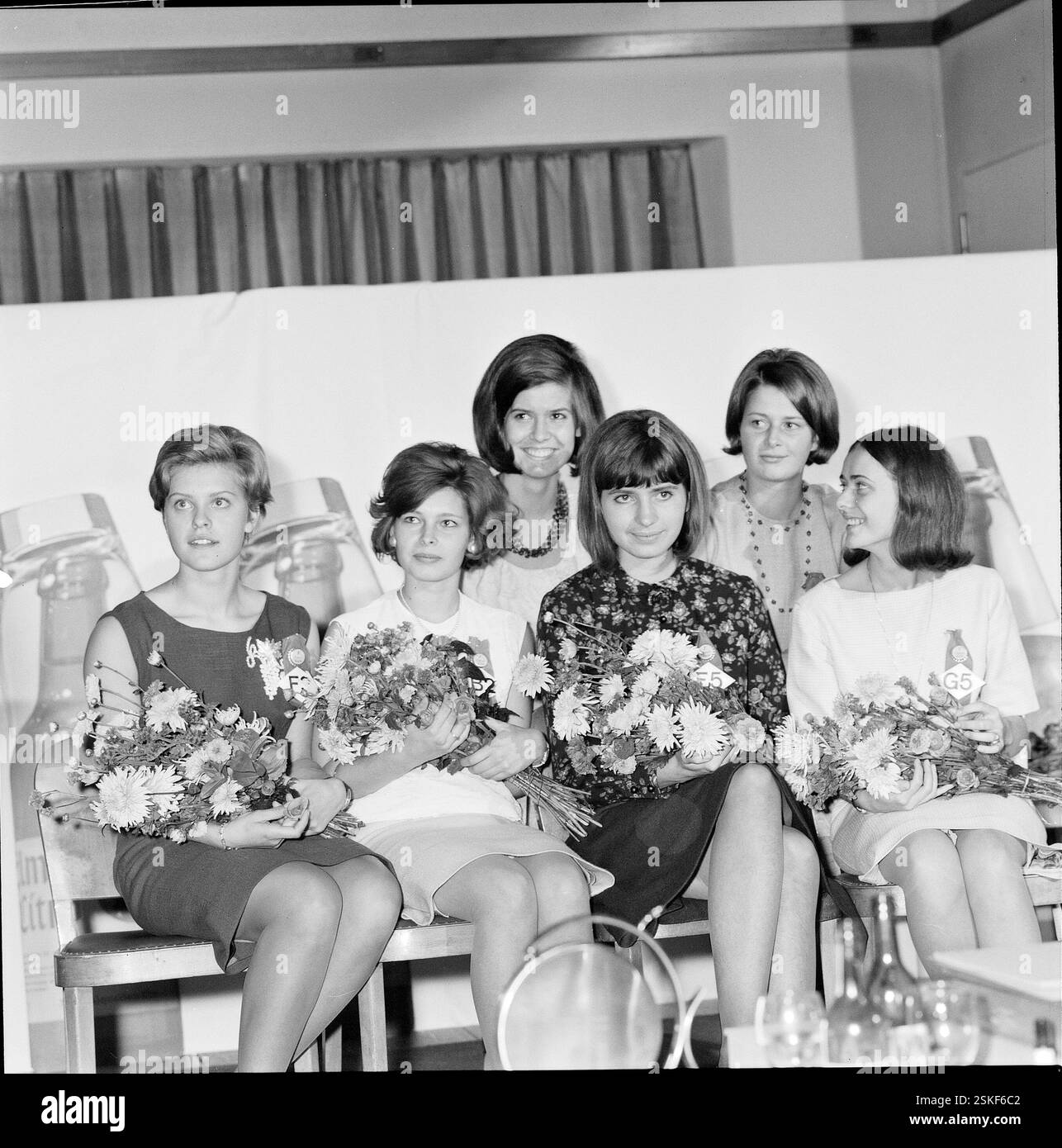 Vorwahlen für die Elmer-Girls im Kongresshaus in Zürich 1965 ...