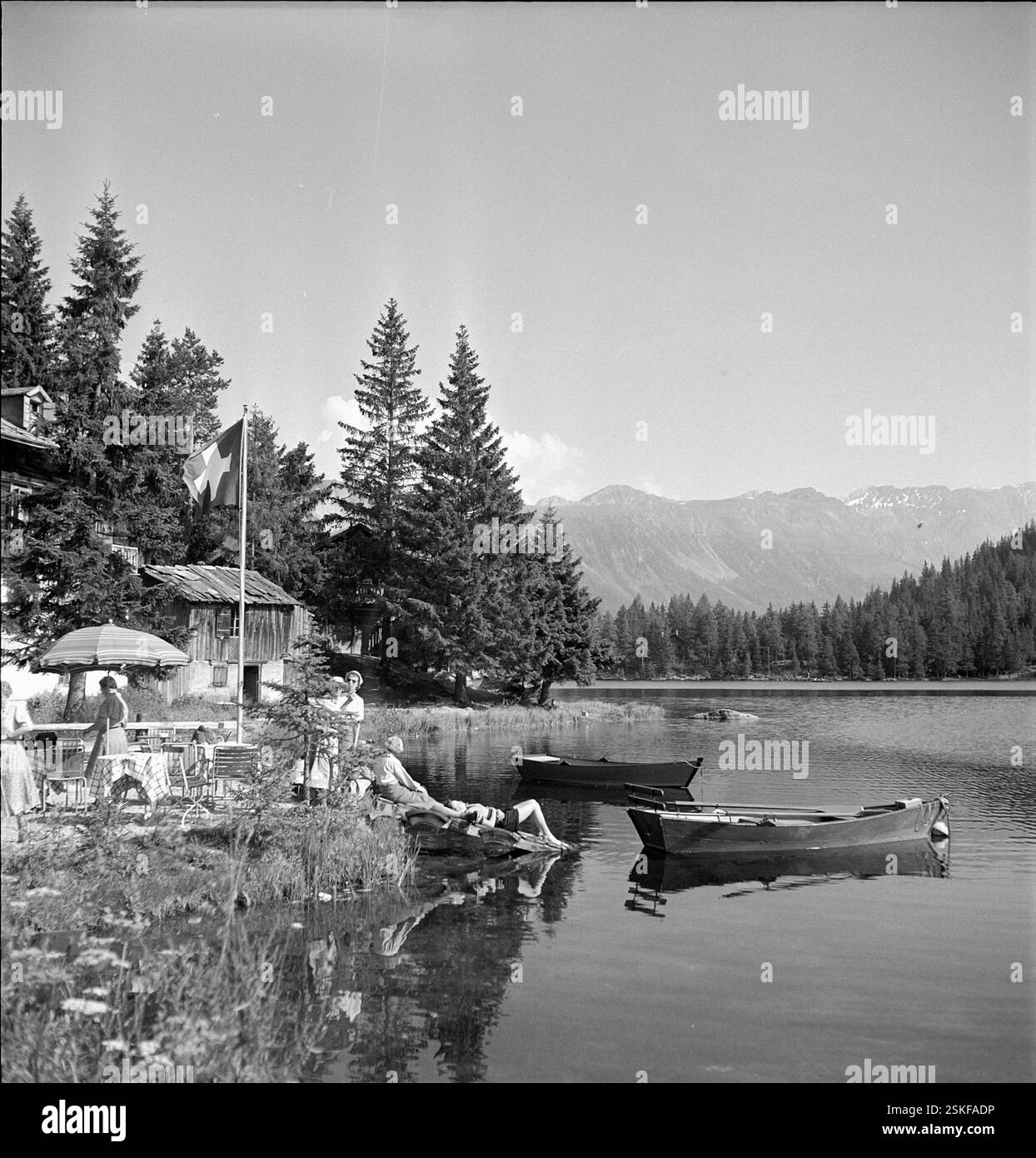 Champex lake hi-res stock photography and images - Alamy