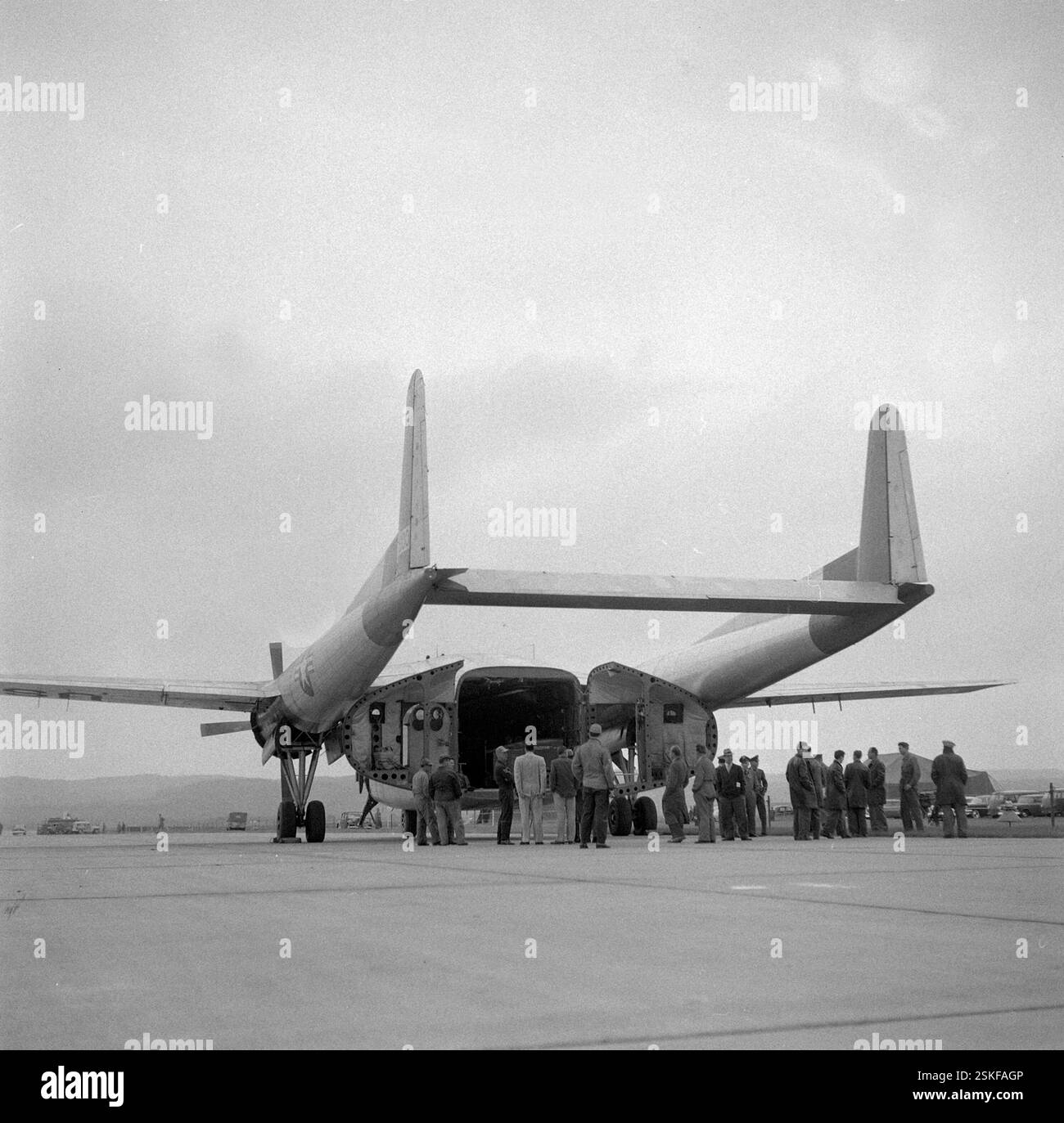 Internationales Flugmeeting Kloten 1956: C-119 Flying Boxcar# ...