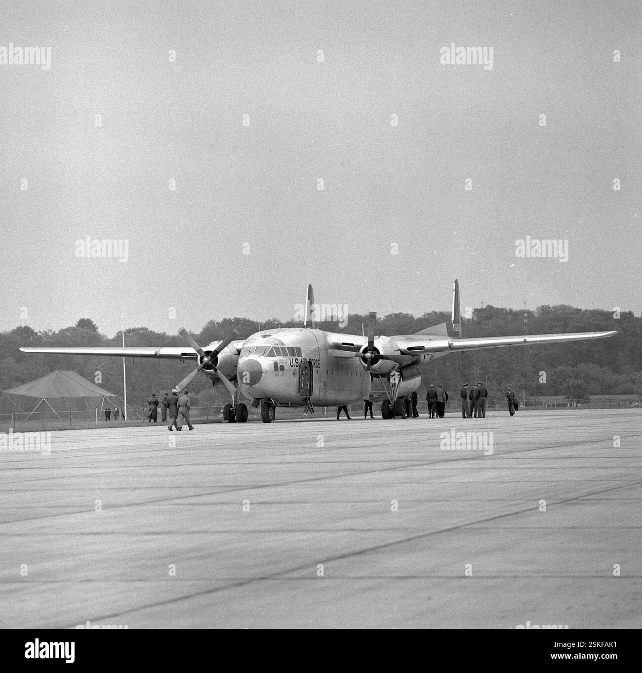 Internationales Flugmeeting Kloten 1956: C-119 Flying Boxcar# ...