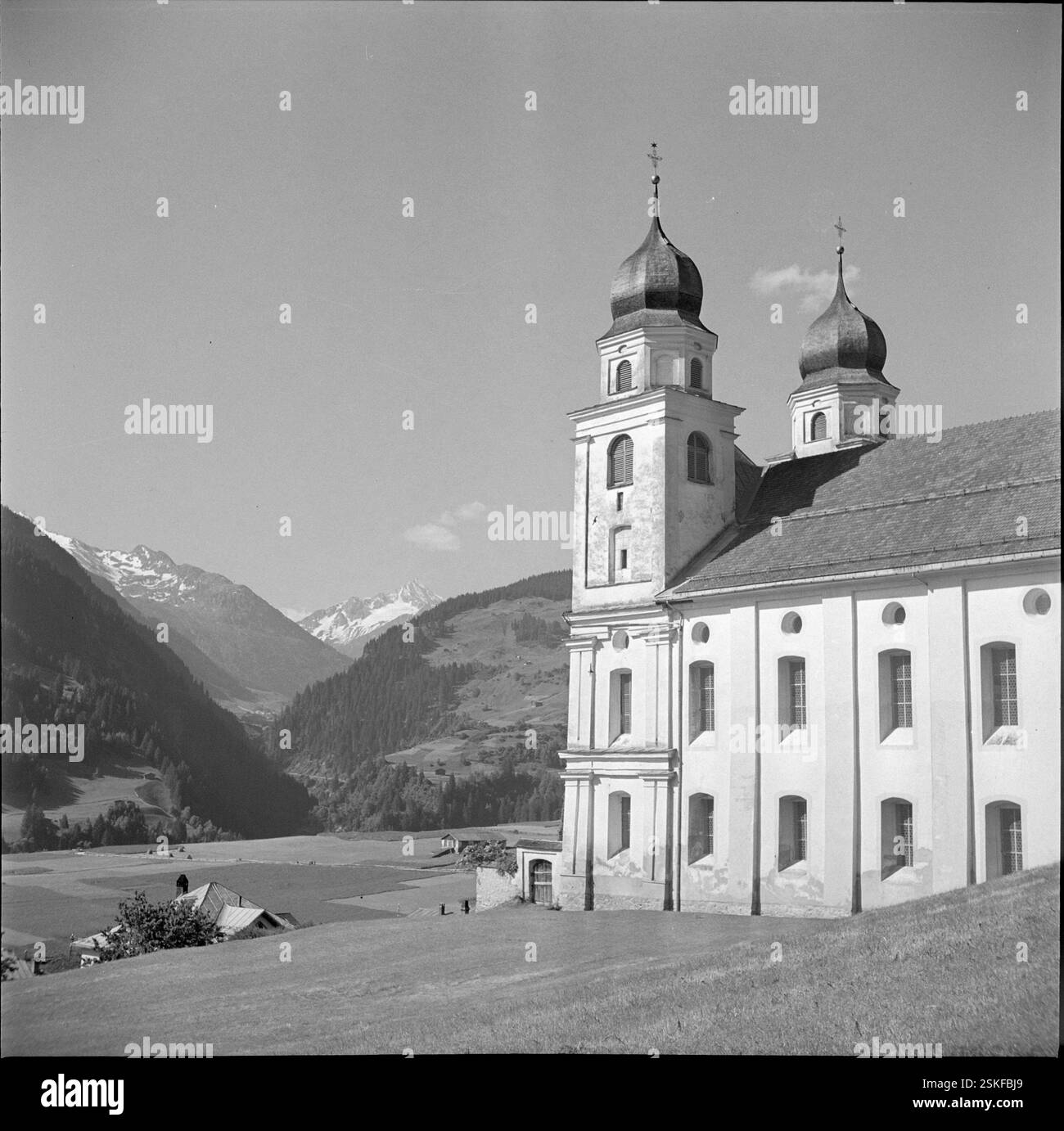 Kloster Disentis 1940#Disentis monastery 1940- RDB BY DUKAS Stock Photo ...