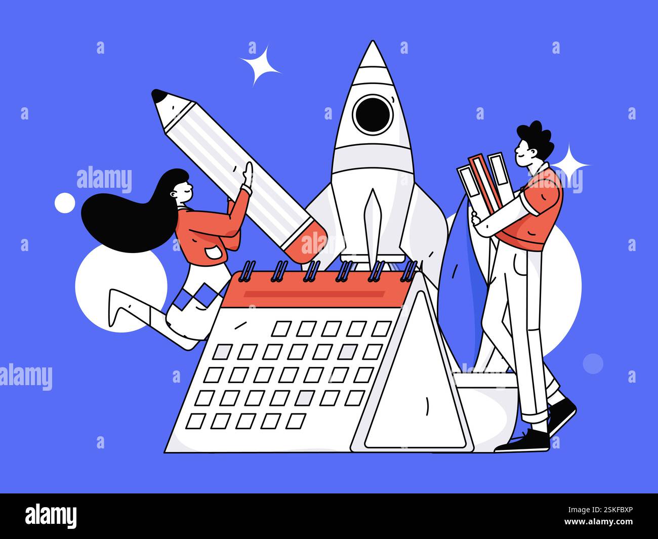 Education and learning people flat vector concept hand drawn ...