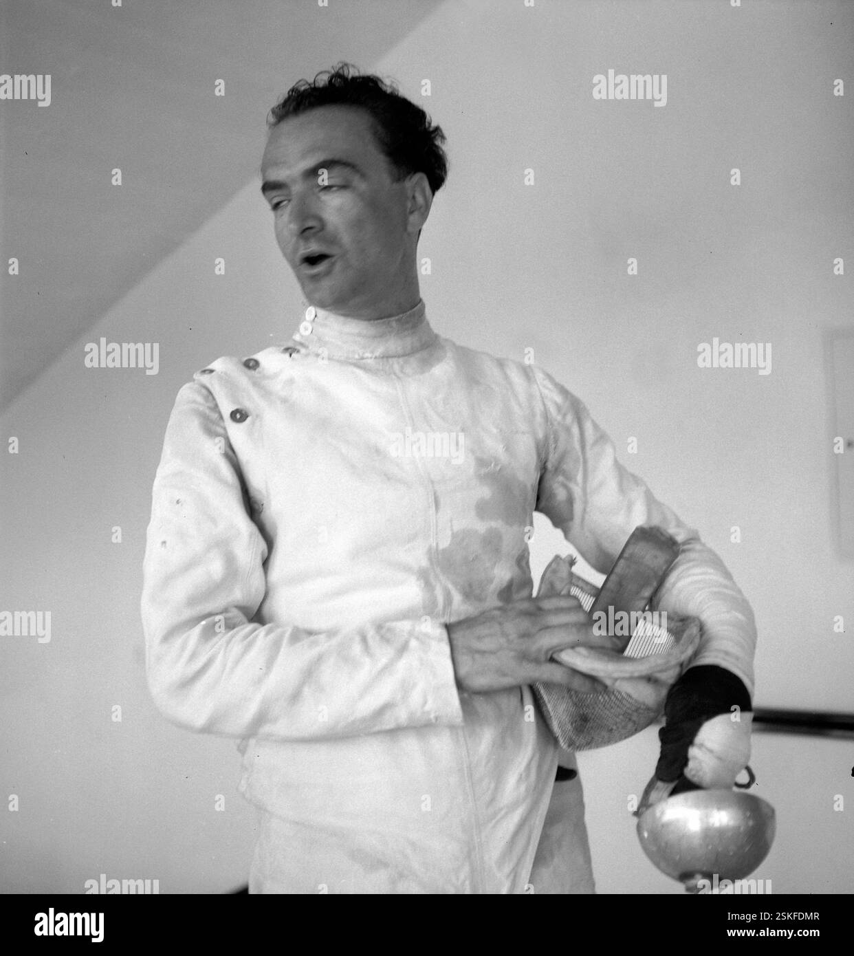 Degen#Epée, epee--- Schweizer Fechten-Meisterschaft 1945 Zürich ...