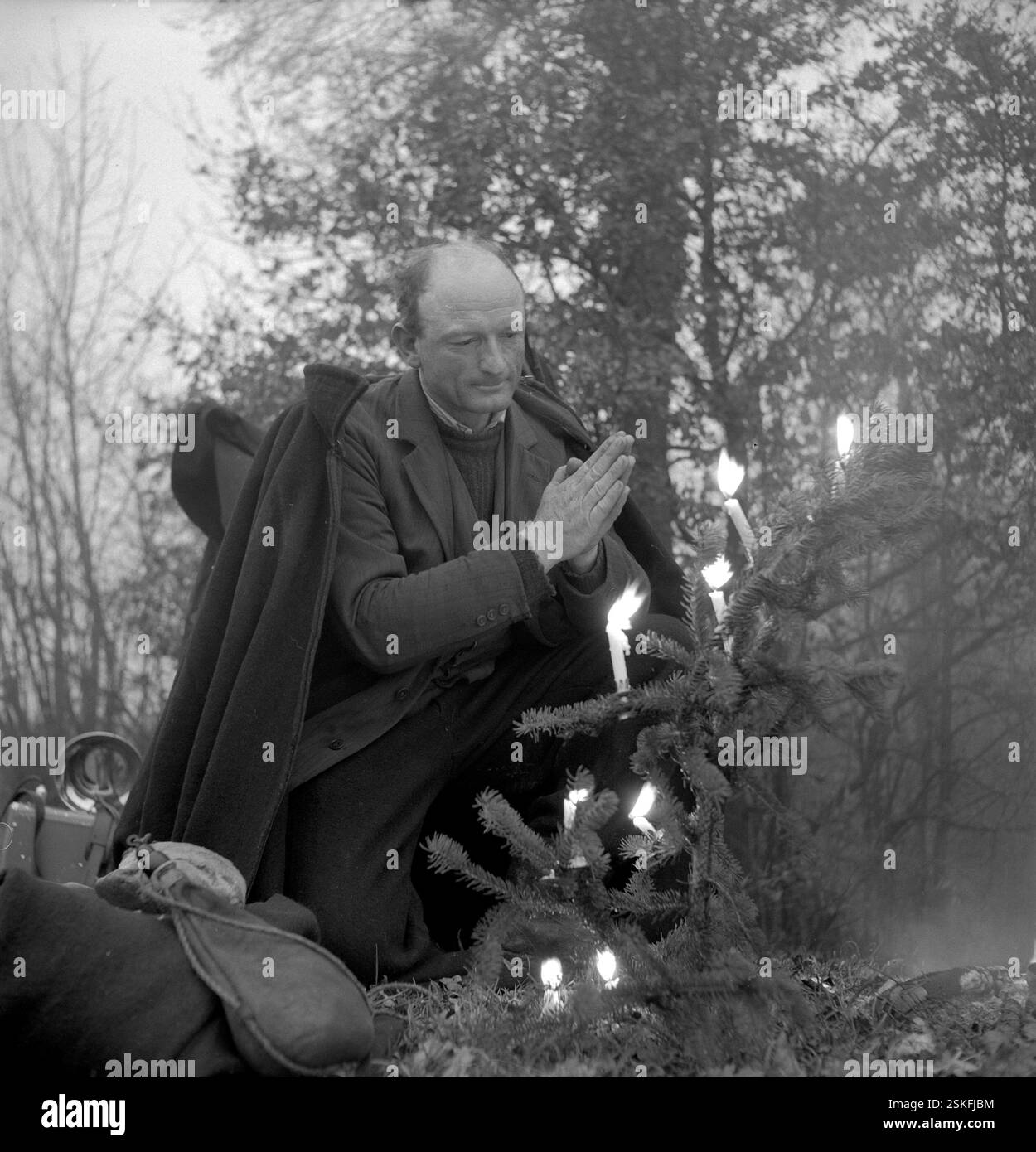 in Bressenaz bei Moudon--- Heiligabend 1953: Schafhirt#Christmas Eve ...