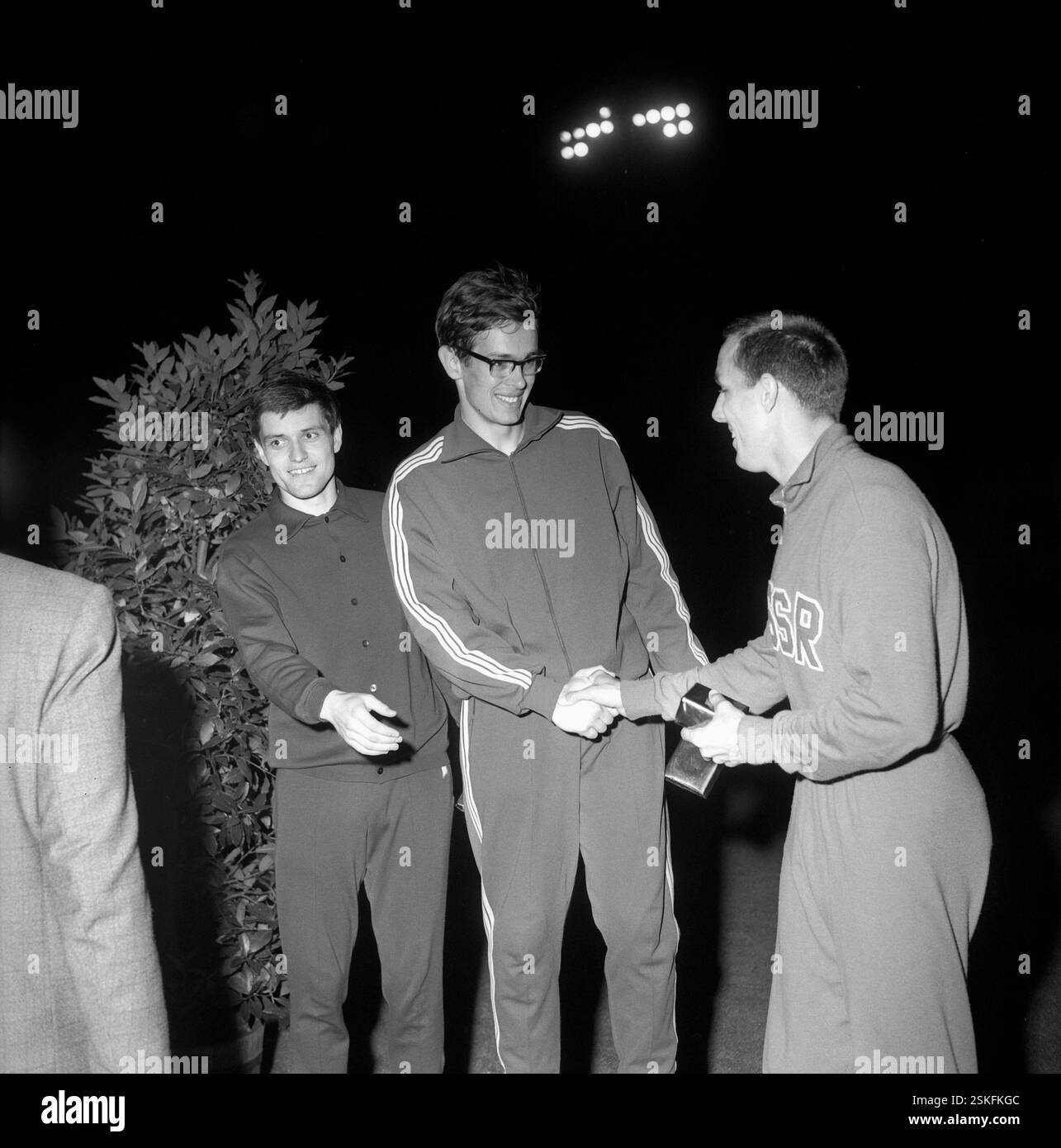 LCZ-Meeting 1967, Final 400m: 2. König, 1. Röper, 3. Trousil#LCZ ...