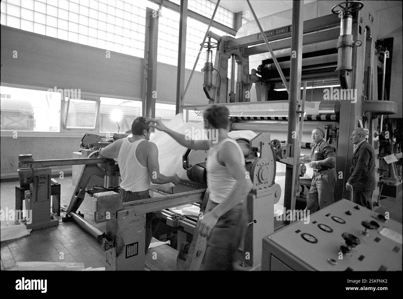 Papierfabrik Landquart 1969#Paper mill Landquart 1969- RDB BY DUKAS ...