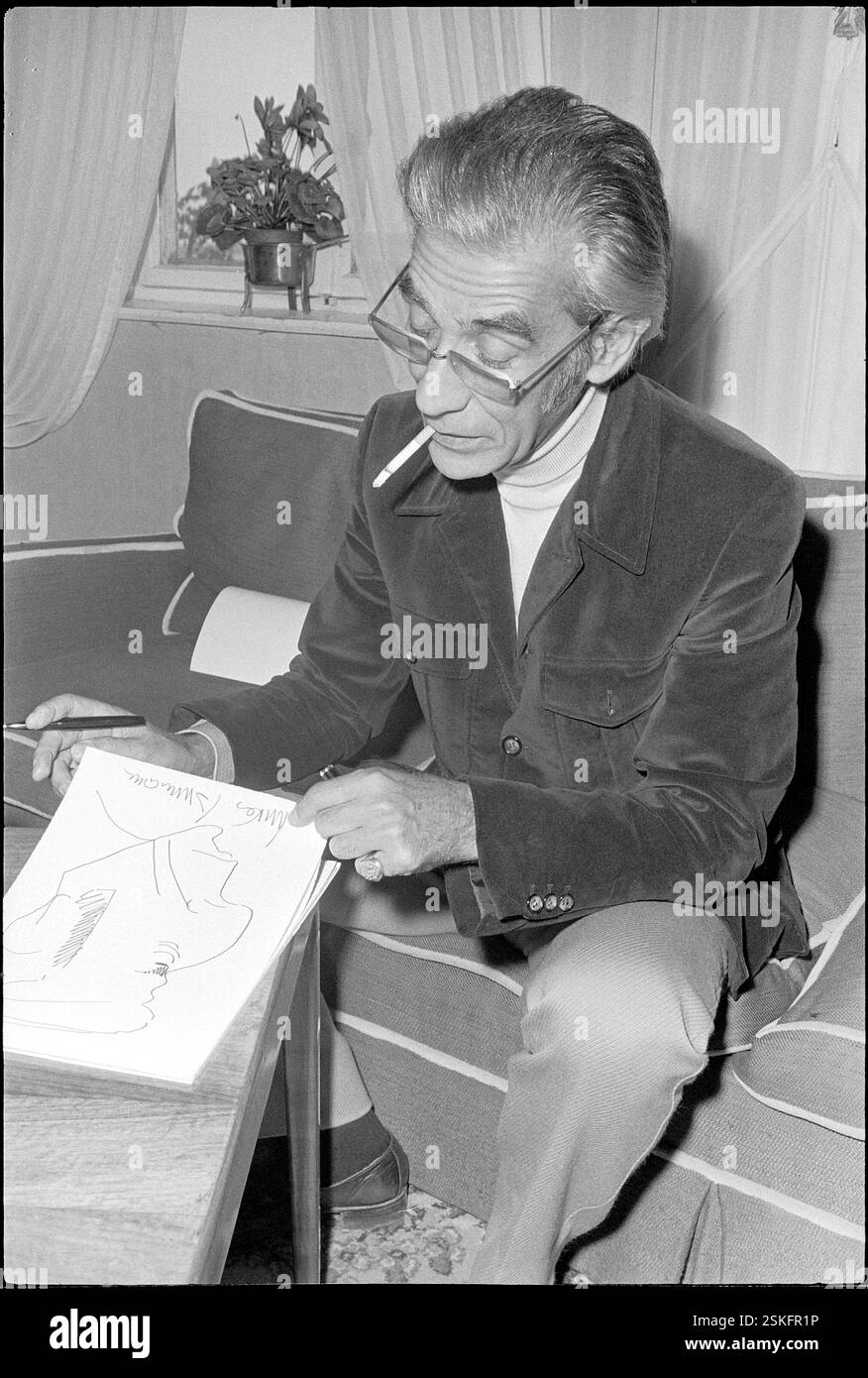 Schauspieler Lukas Ammann, München 1972#Actor Lukas Ammann, Munich 1972 ...