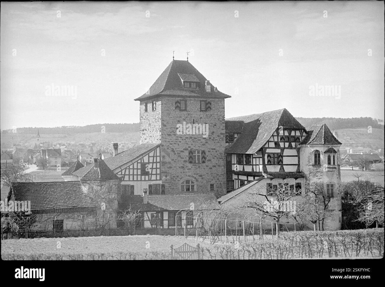Schloss Hegi in Winterthur, 1946#Hegi Castle in Winterthur, 1946- RDB ...