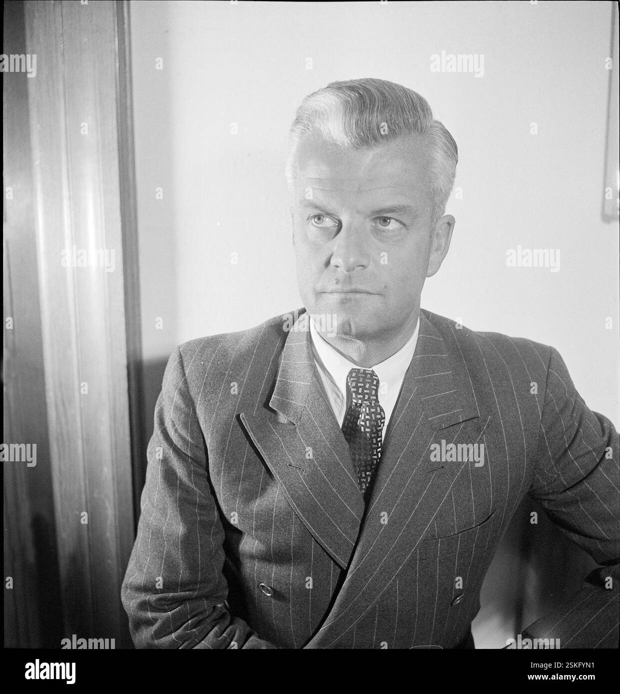 Dr. jur. Alfred Martin Escher, Diplomat; Bern ca. 1950#Diplomat Dr. jur ...
