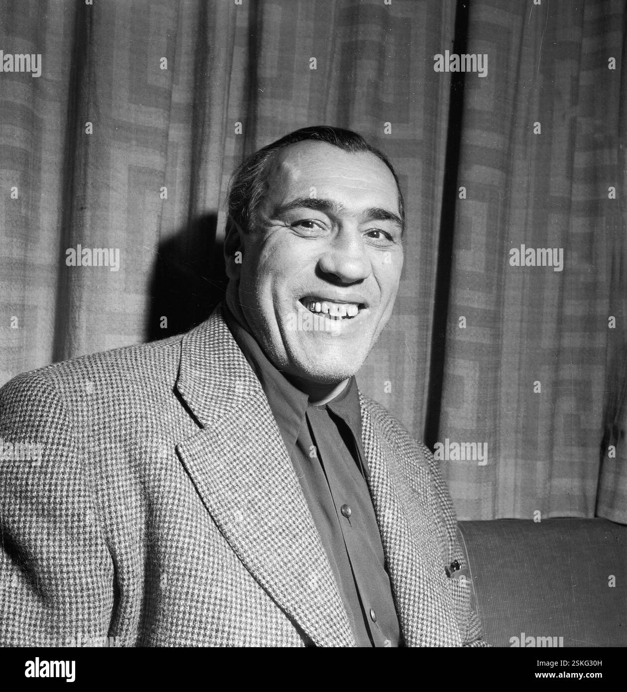 Primo carnera Black and White Stock Photos & Images - Alamy