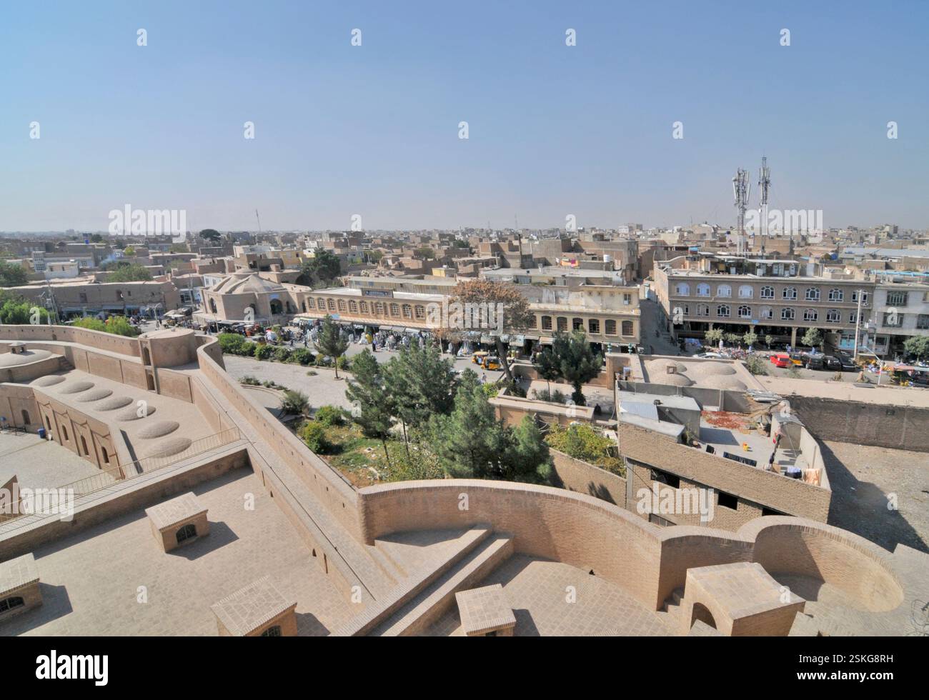 The Qala Ikhtyaruddin or Citadel of Herat fort located in the center of ...