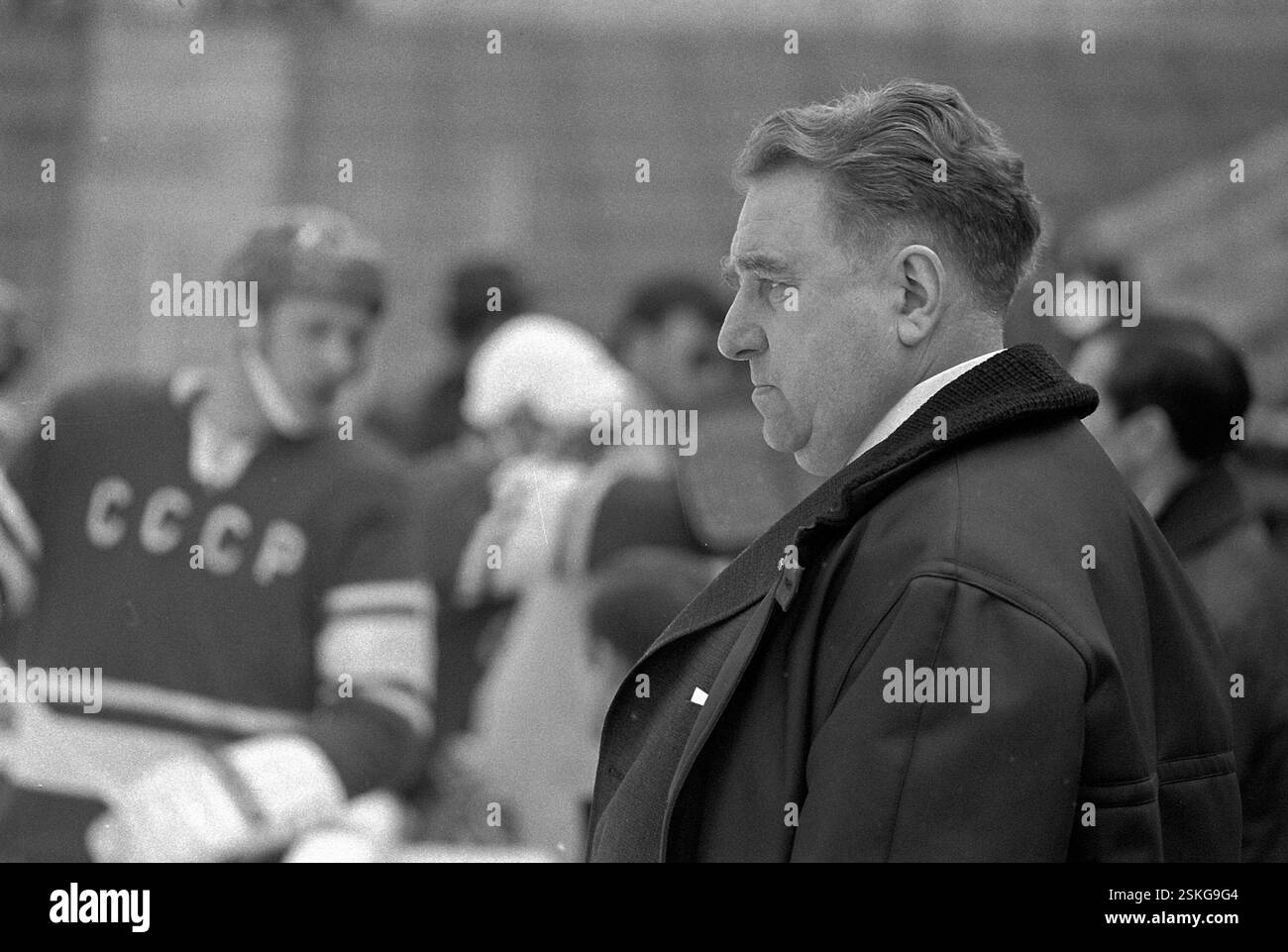 Eishockey A-WM Bern 1971: Anatoli Tarassow, Trainer Russland#Ice Hockey ...