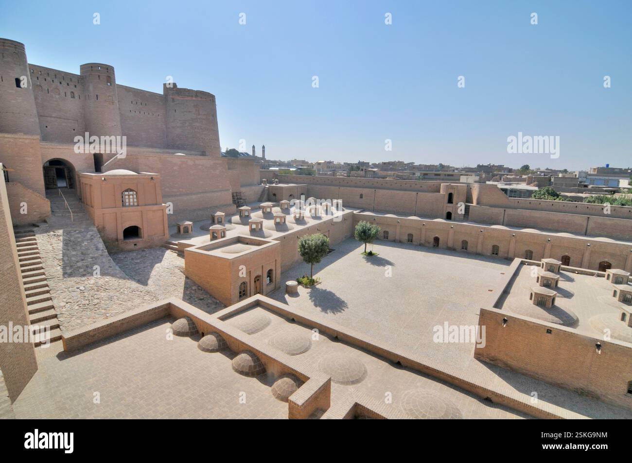 The Qala Ikhtyaruddin or Citadel of Herat fort located in the center of ...