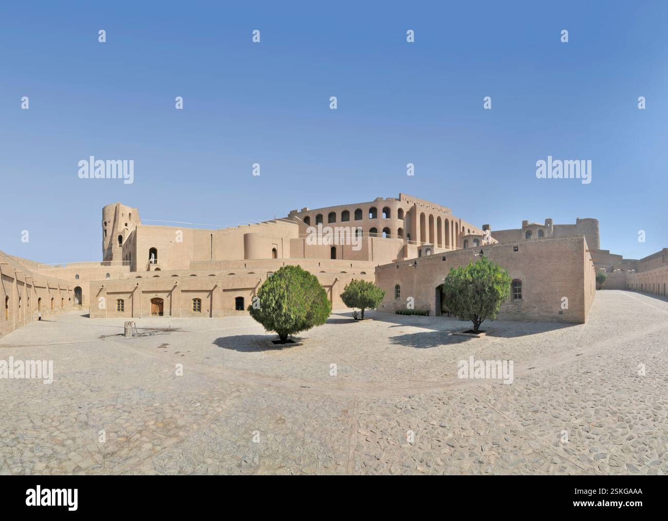 The Qala Ikhtyaruddin or Citadel of Herat fort located in the center of ...